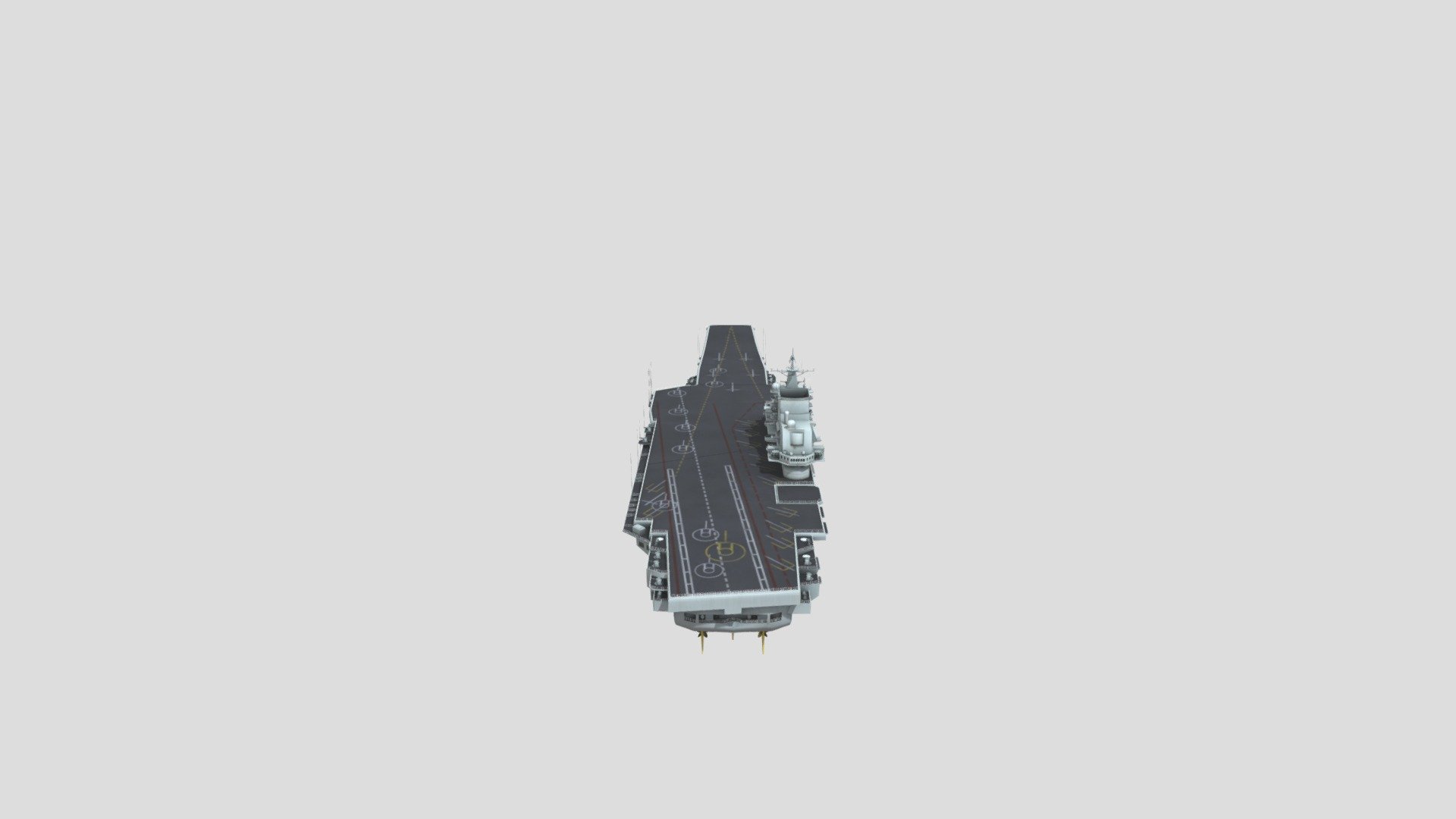 Aircraft carrier - Download Free 3D model by huangzf [d82f913] - Sketchfab