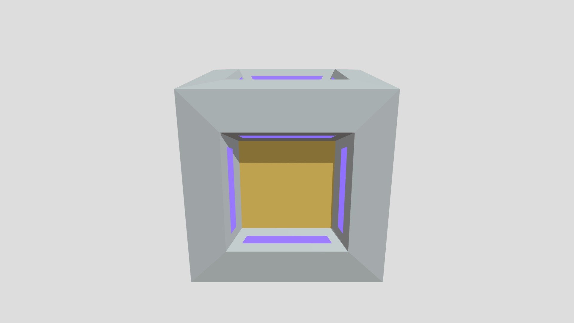 Sci-fi Crate LowPoly - 3D model by Sandsor [d831324] - Sketchfab