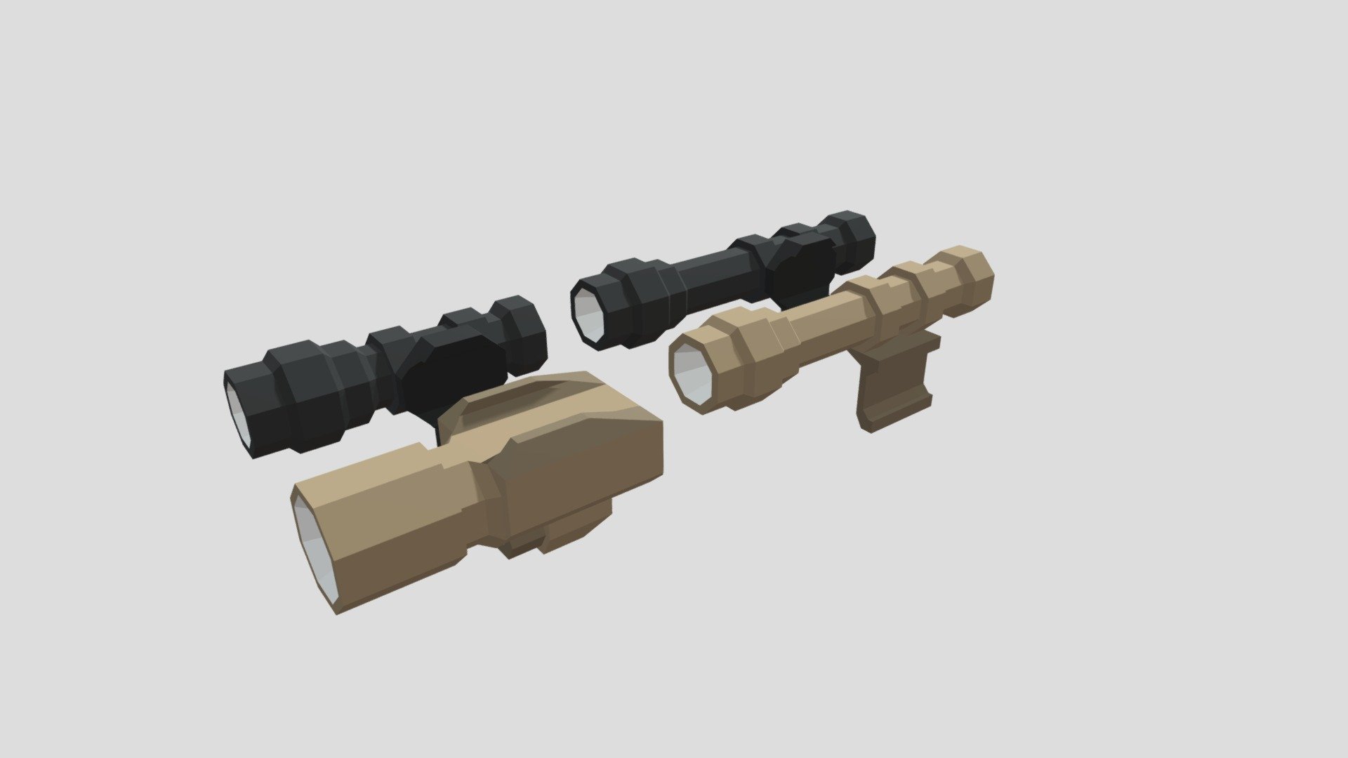 Weapon lights - Download Free 3D model by shirioko [d831594] - Sketchfab