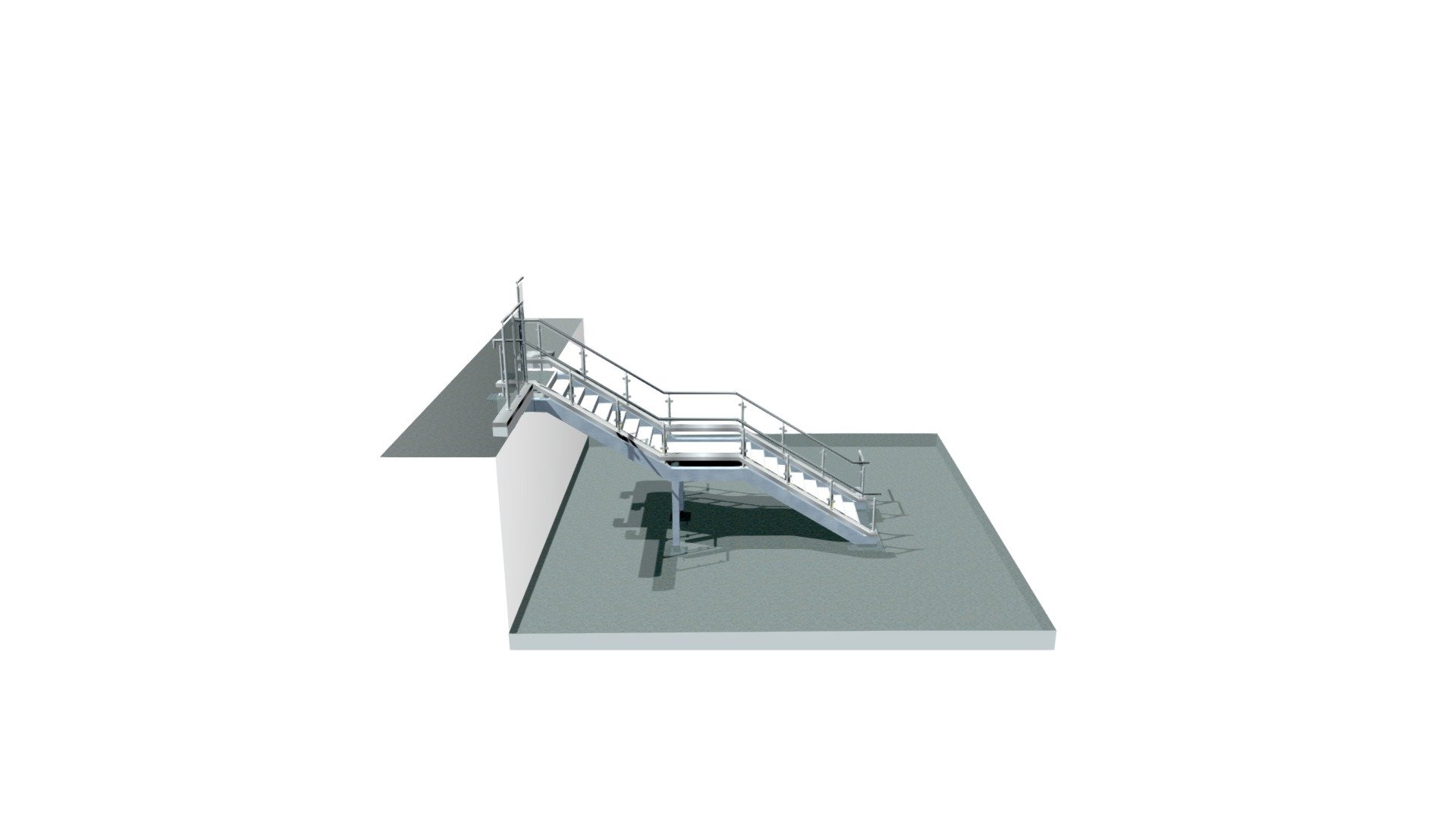 v2 hospital staircase - 3D model by Sam8604 [d8315fb] - Sketchfab