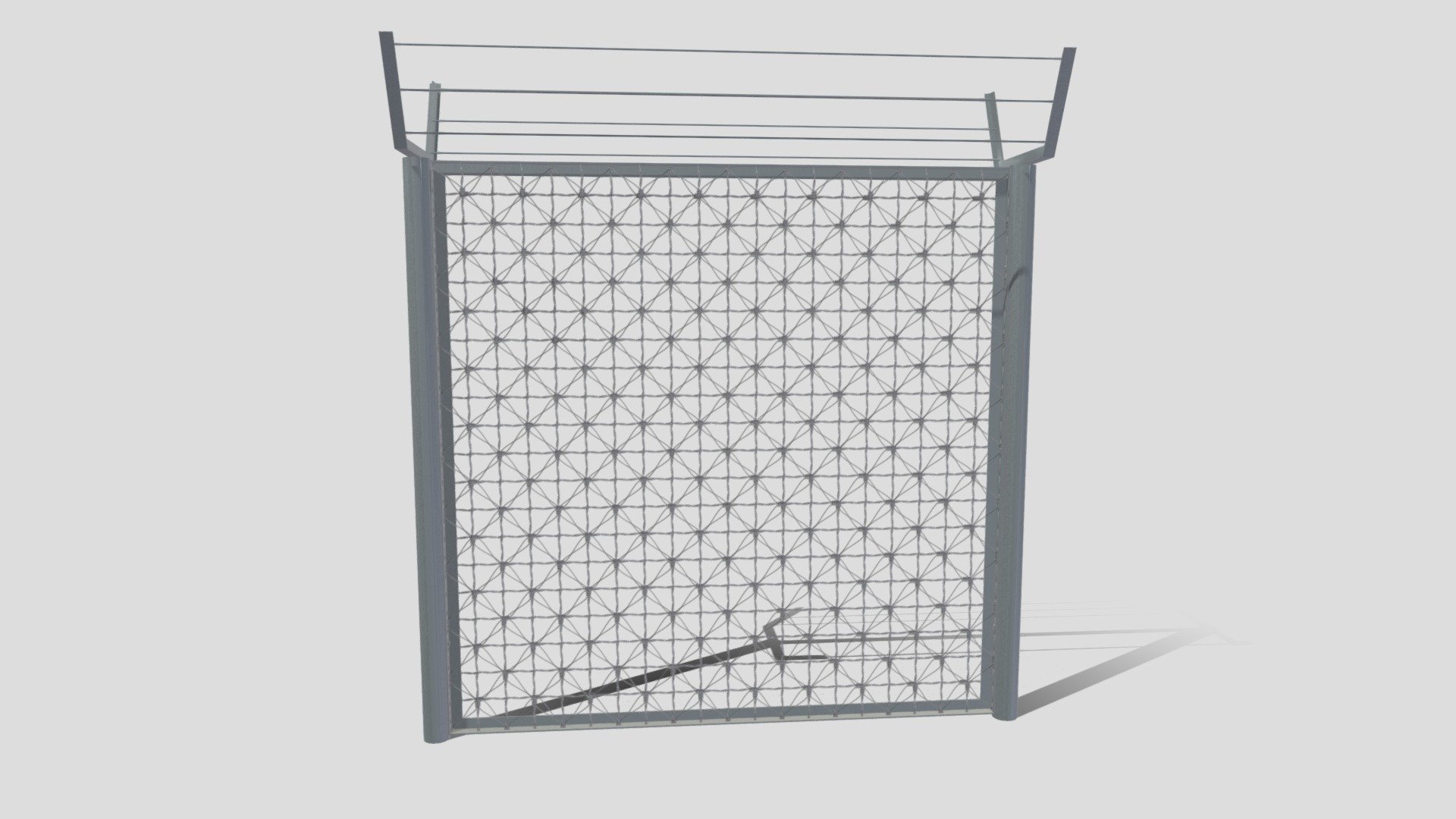 Low Poly Modular Fence 4 - Buy Royalty Free 3D model by dragosburian ...