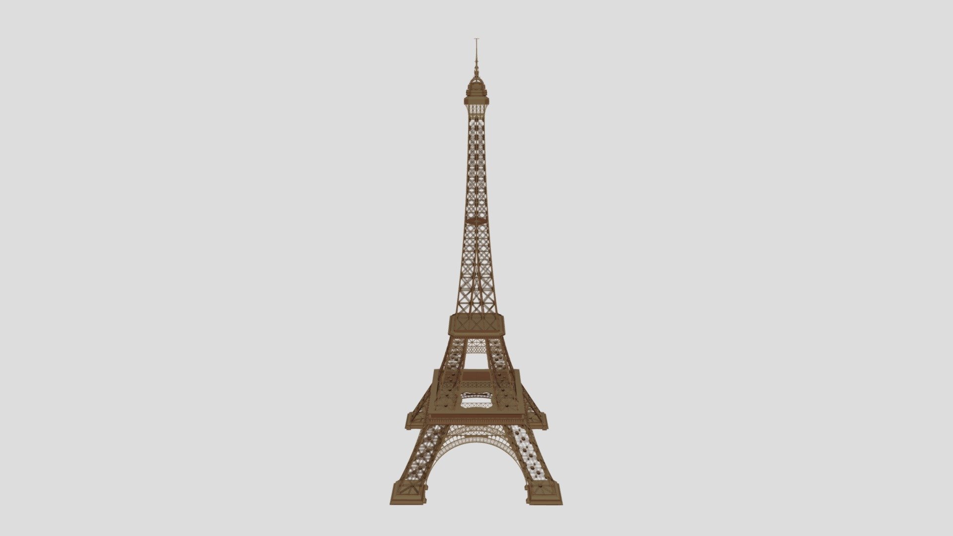 Eiffel Tower - Buy Royalty Free 3D model by treehouse_3d [d832486] - Sketchfab Store