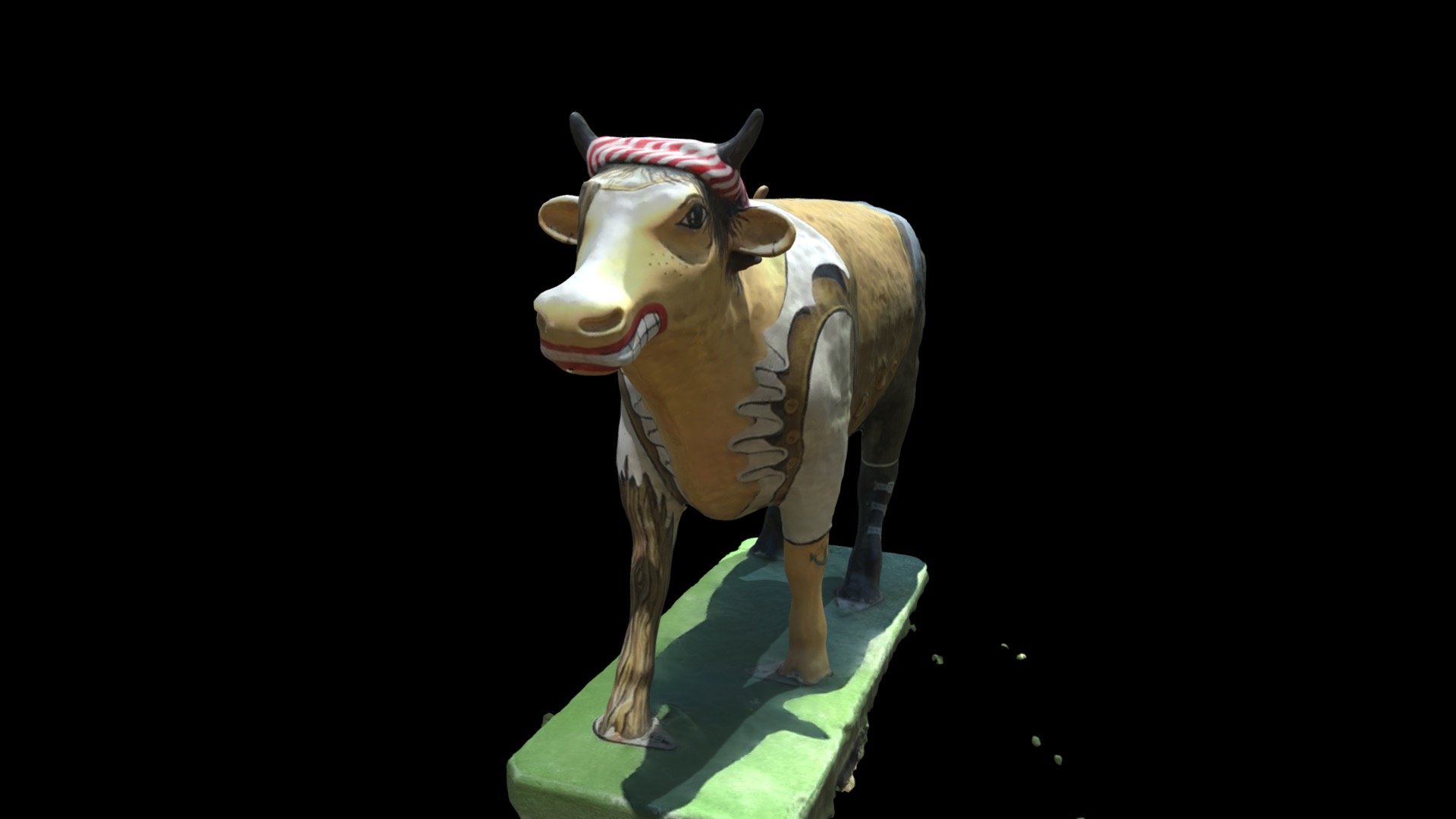 Pirate Cow - LumaAI Export - Download Free 3D model by Andrei ...
