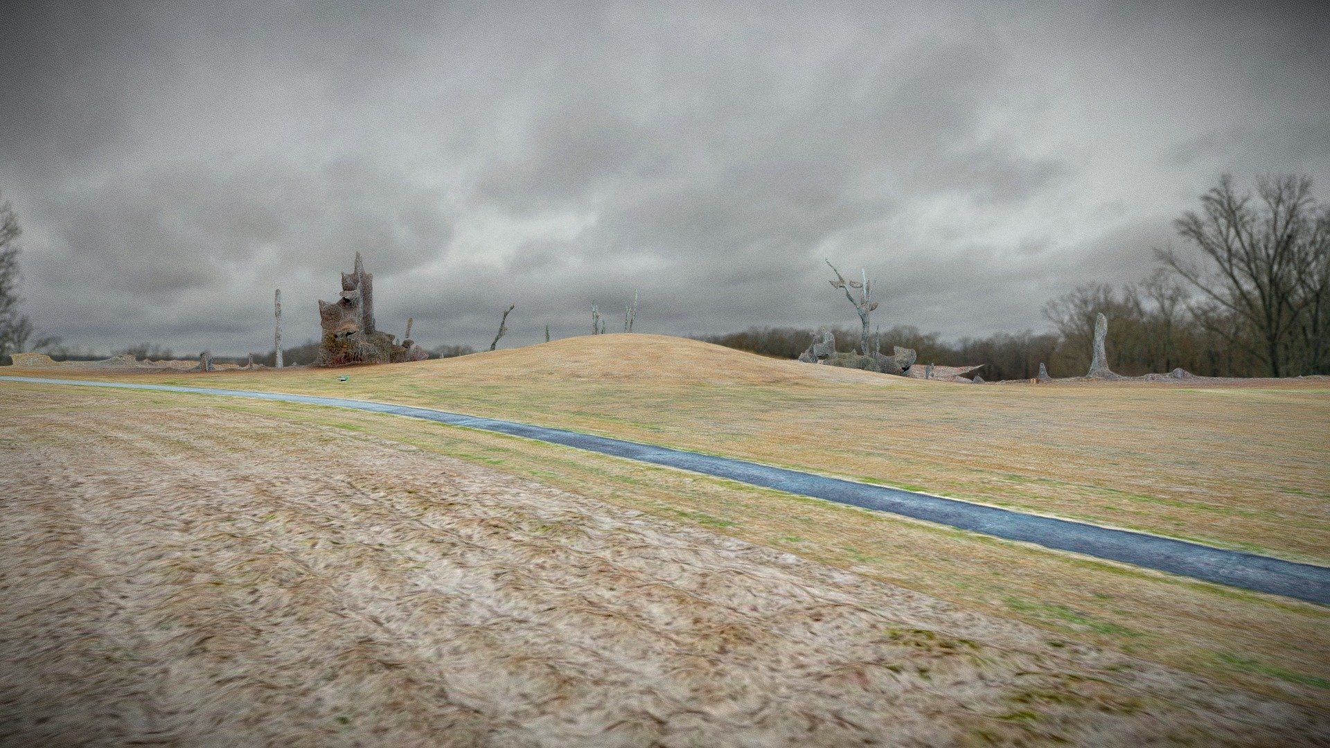 Poverty Point Mound B - Download Free 3D model by Frank McMains ...