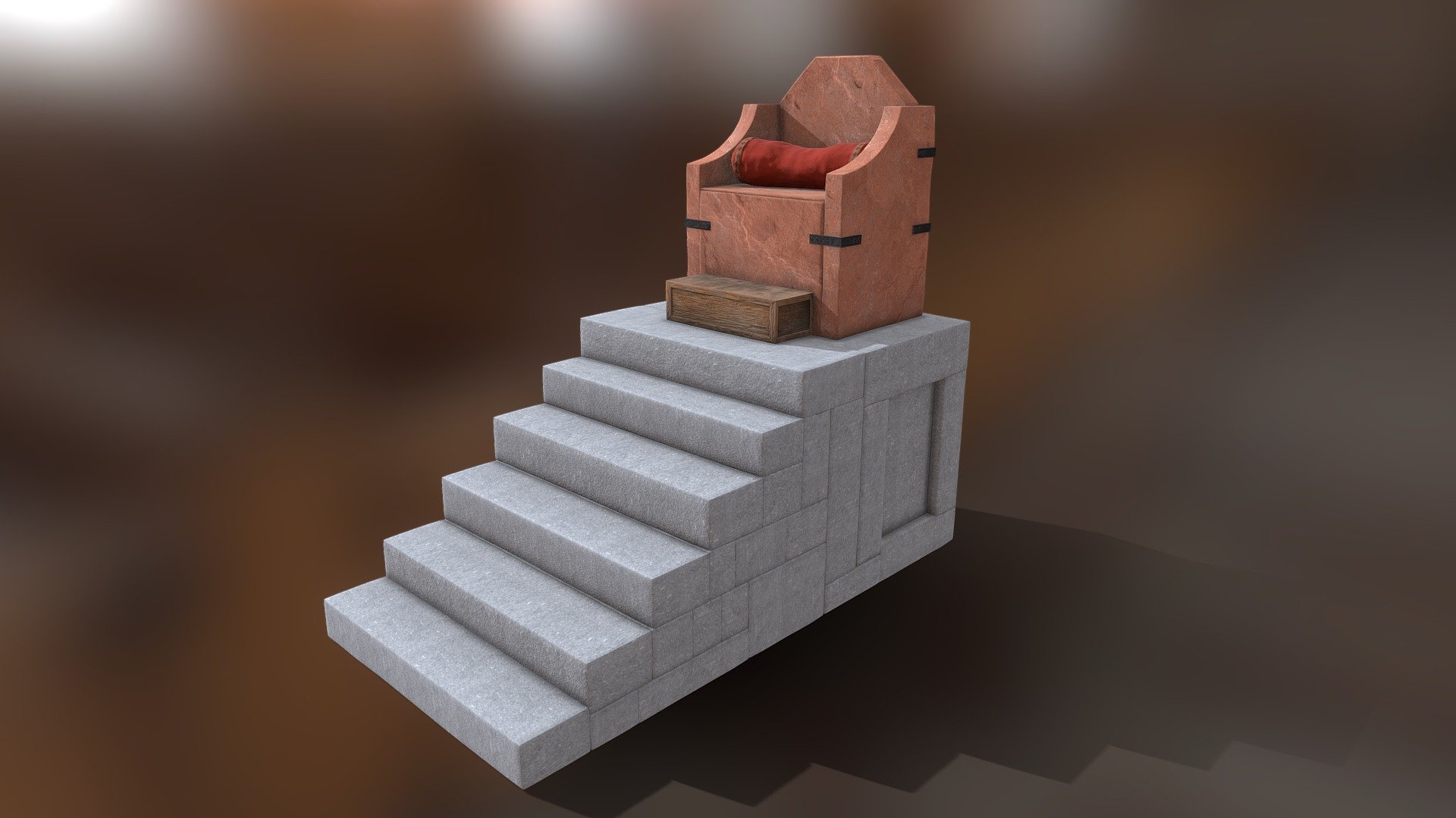 Imperial throne - 3D model by visualdimension [d8342c5] - Sketchfab