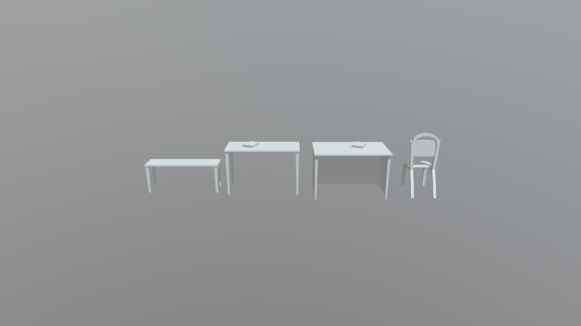 Low Poly Classroom Assets and Layout - 3D model by DylanFerr [d834c9e ...