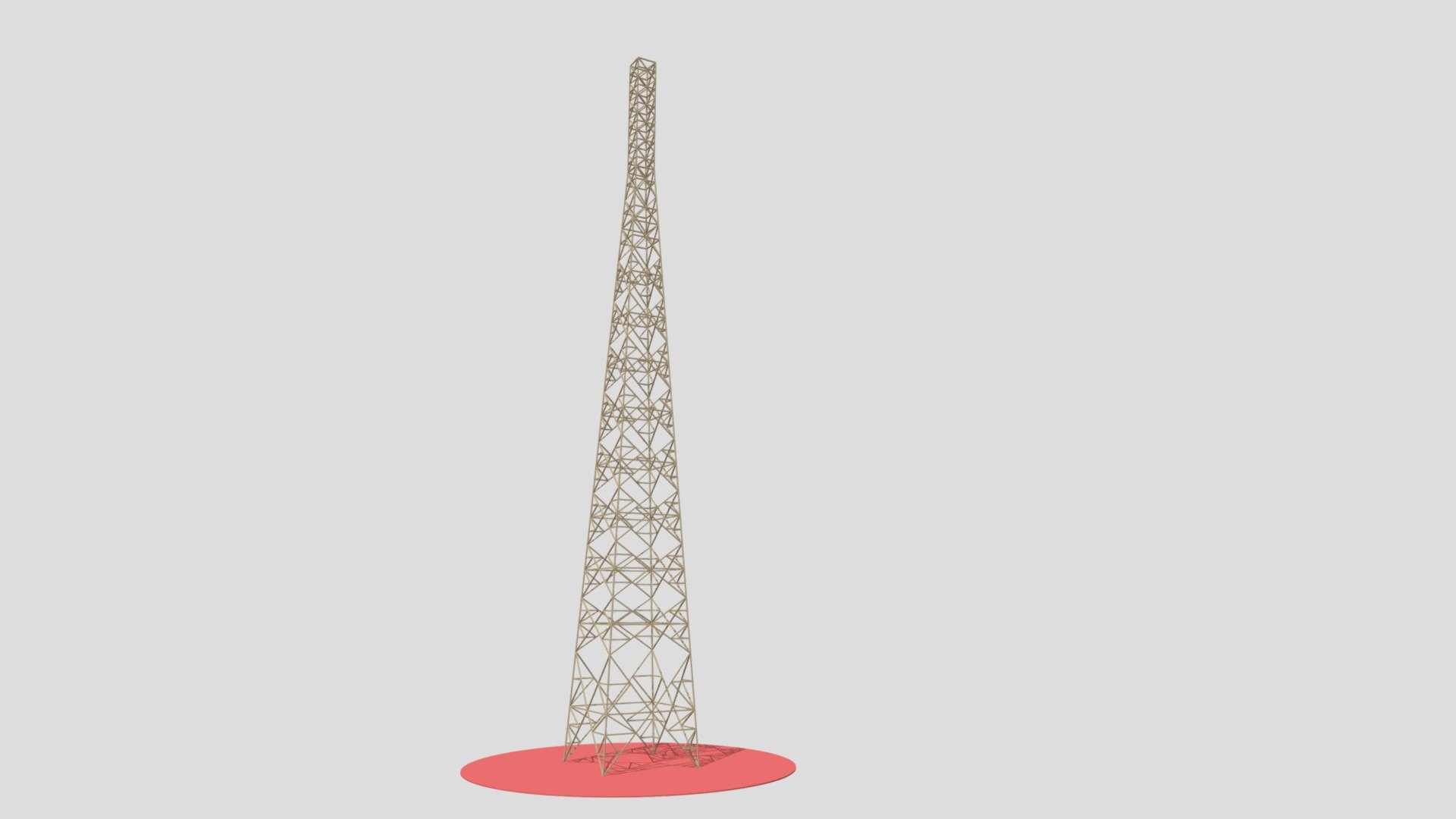 Steel Tower - 3D model by khalat [d835f12] - Sketchfab