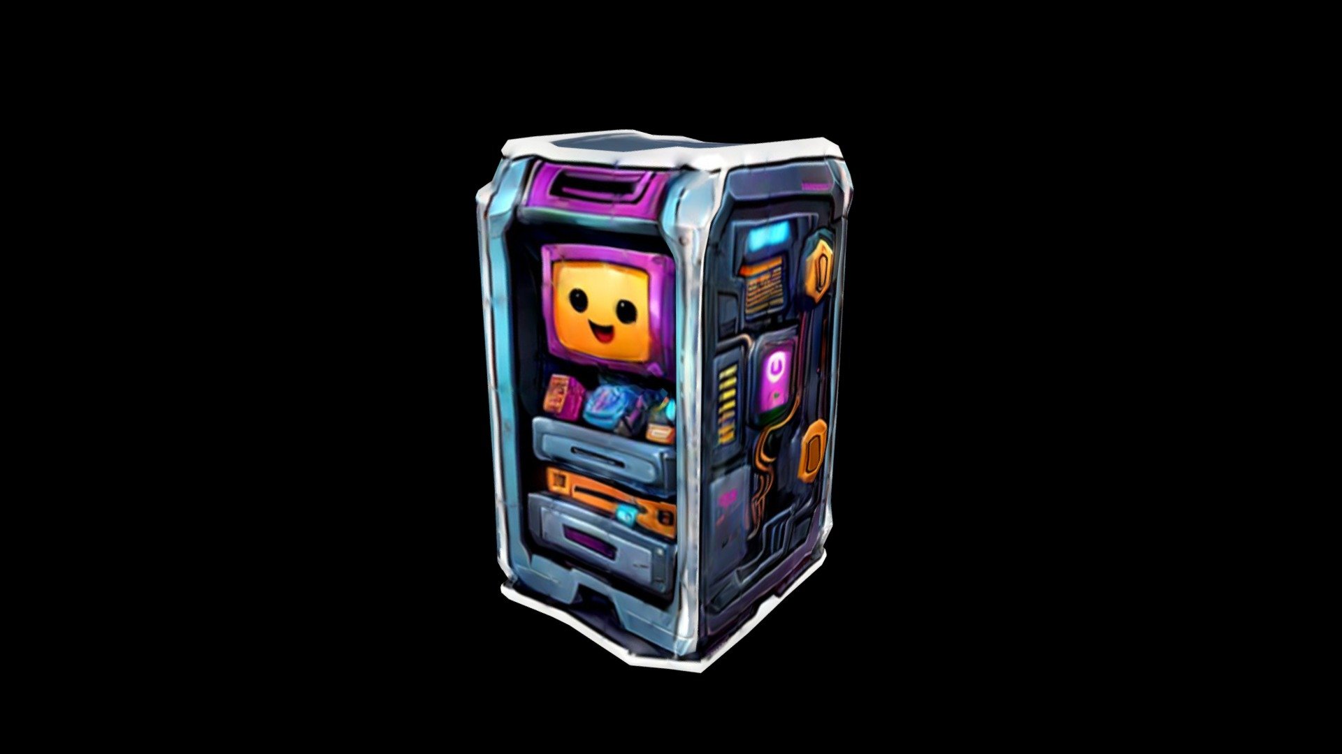 Console Box 0b614f9c-6a4c-461f-bd65-1ecbedd6078e - Download Free 3D ...