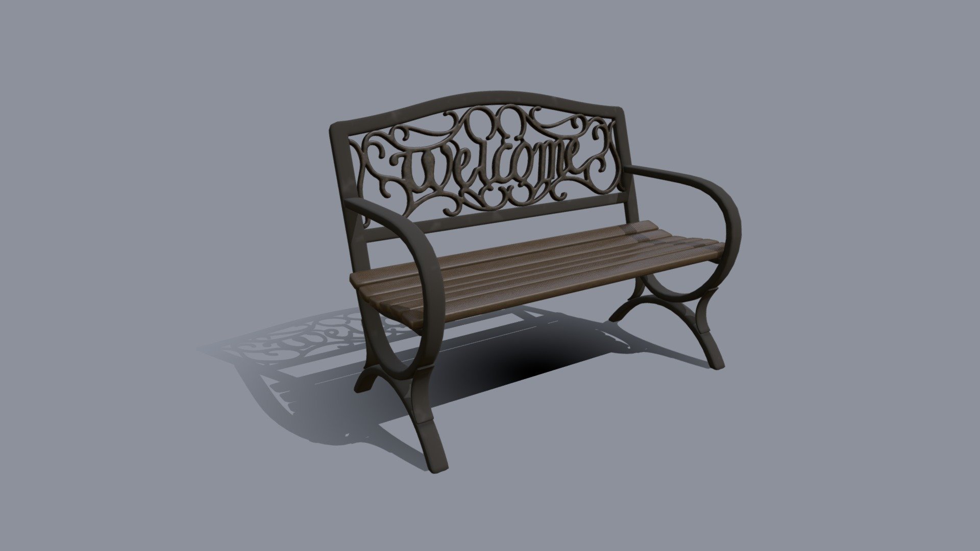 Park Bench - 3D model by BlenderPretender [d837785] - Sketchfab