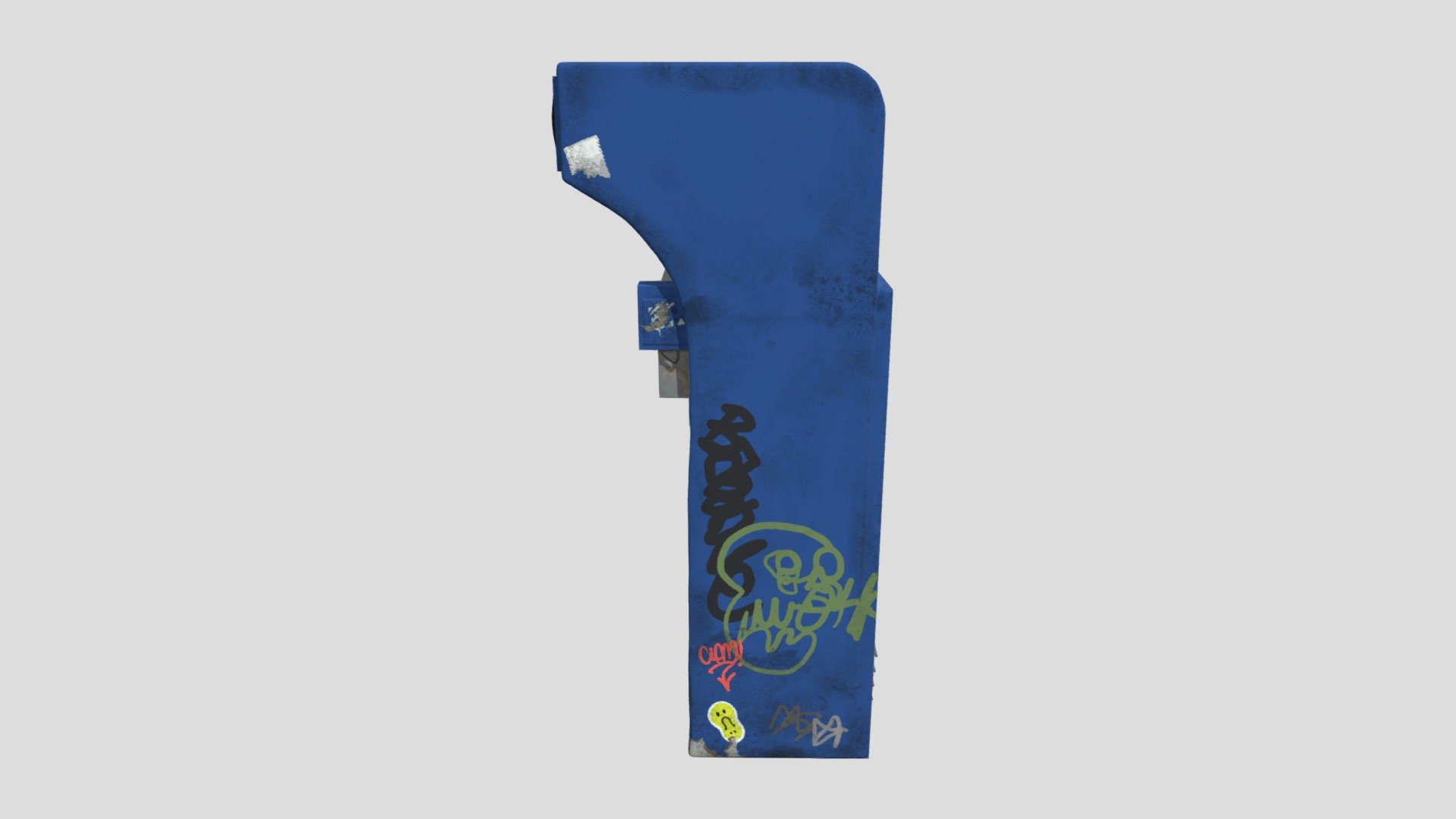 Parking Pass Booth - 3D model by josephmiranda [d838716] - Sketchfab