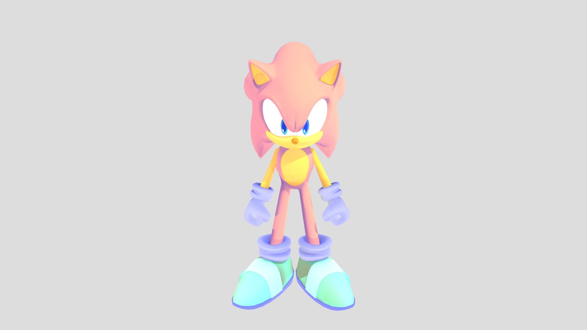 Sonic-hd - Download Free 3D model by JohnnyBoy202 [d839684] - Sketchfab