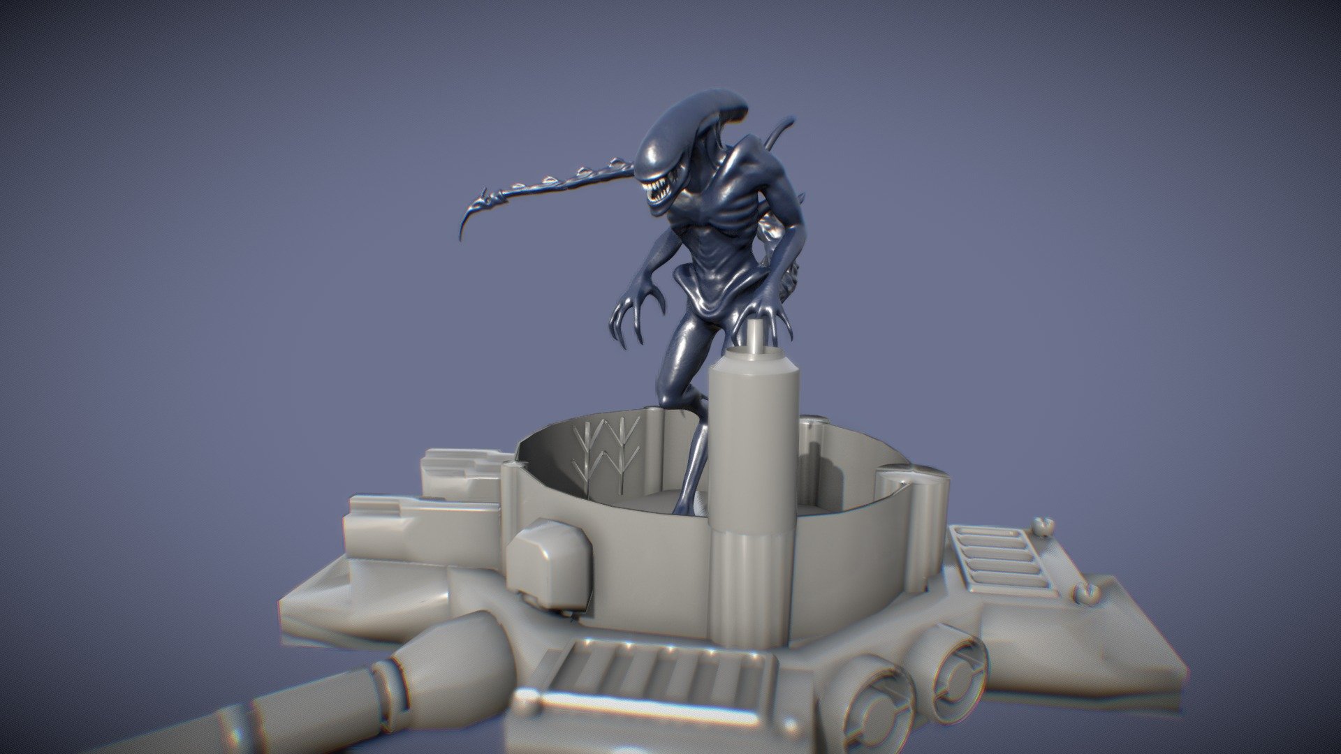 Xenomorph - 3D model by inaki.molina [d83a876] - Sketchfab