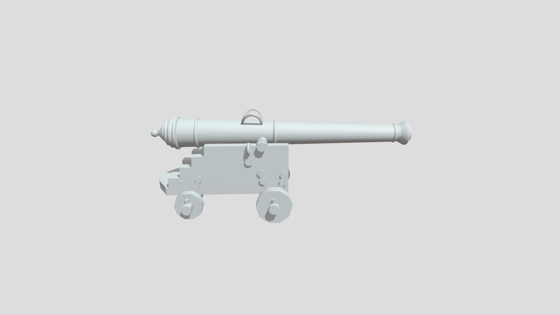 Low Poly Cannon Pt 2 - Download Free 3D model by InfinityGFX [d83a8de ...