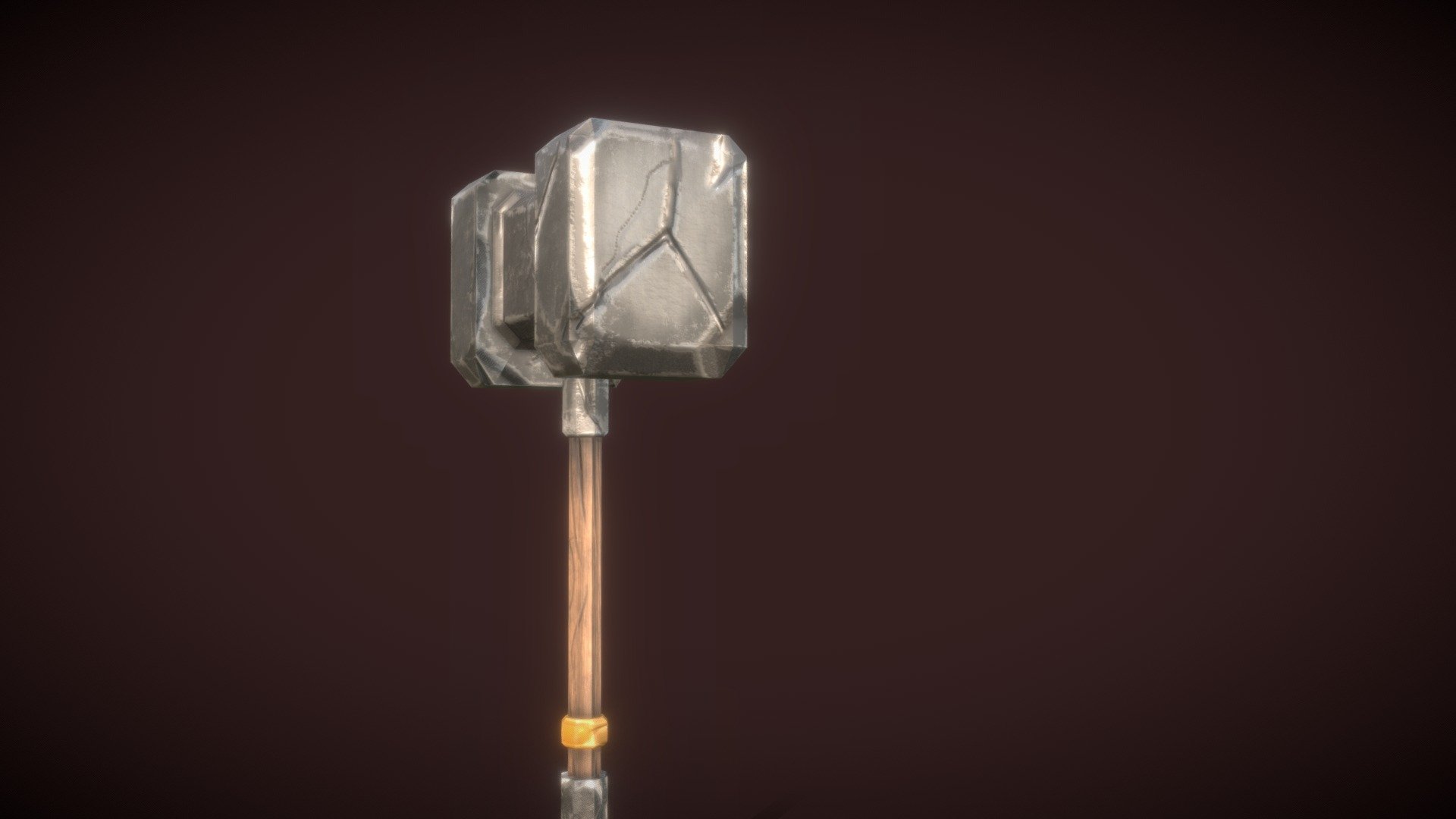 Stone Hammer PBR - Download Free 3D model by minhnguyen2k [d83b13a ...
