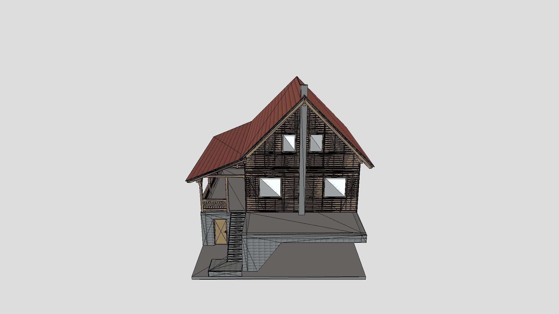 Chata Deak.xml - 3D model by rodak [d83b6c1] - Sketchfab