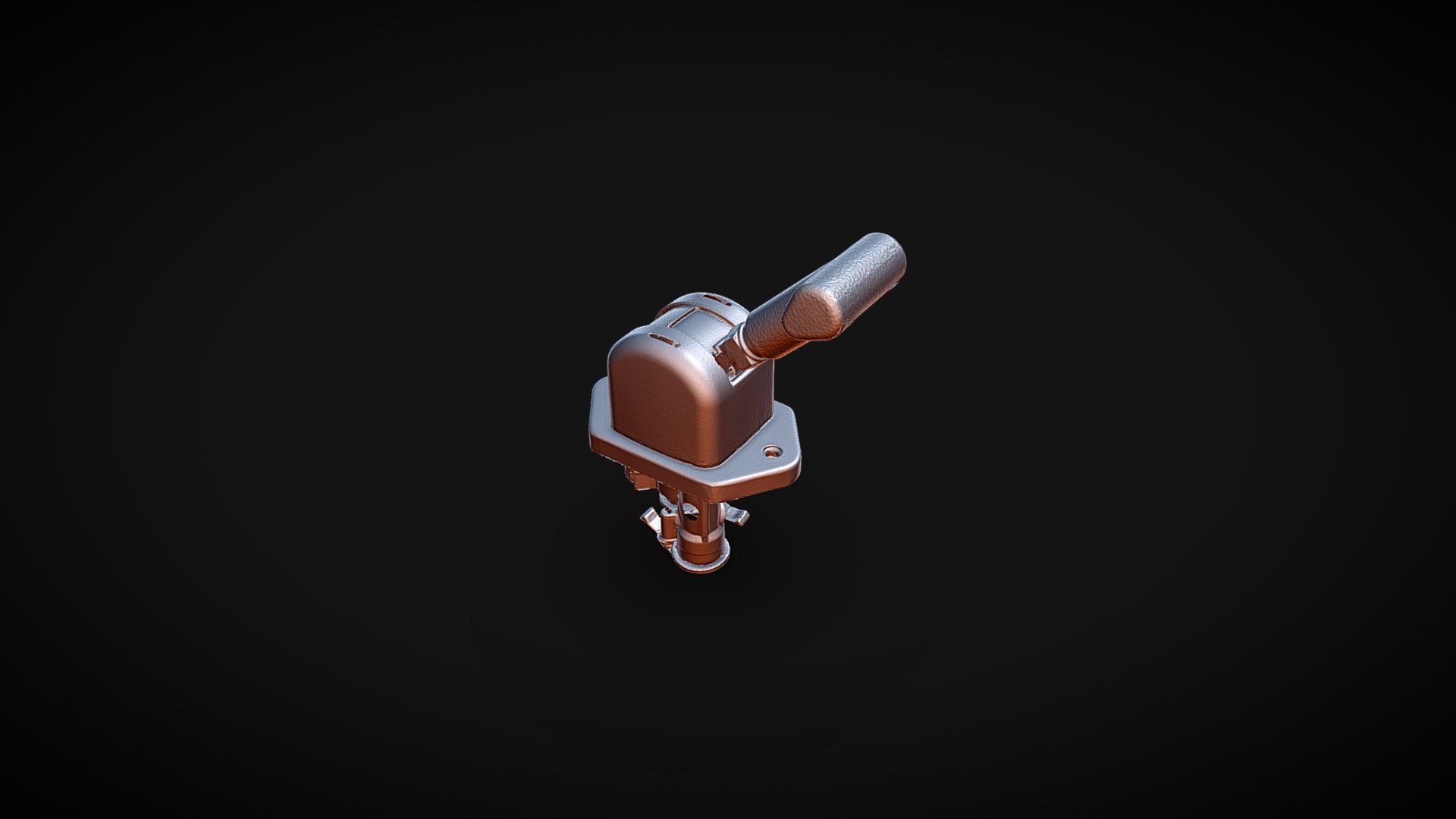 Hand control valve | 23H019 - Buy Royalty Free 3D model by MAD CAD LTD ...