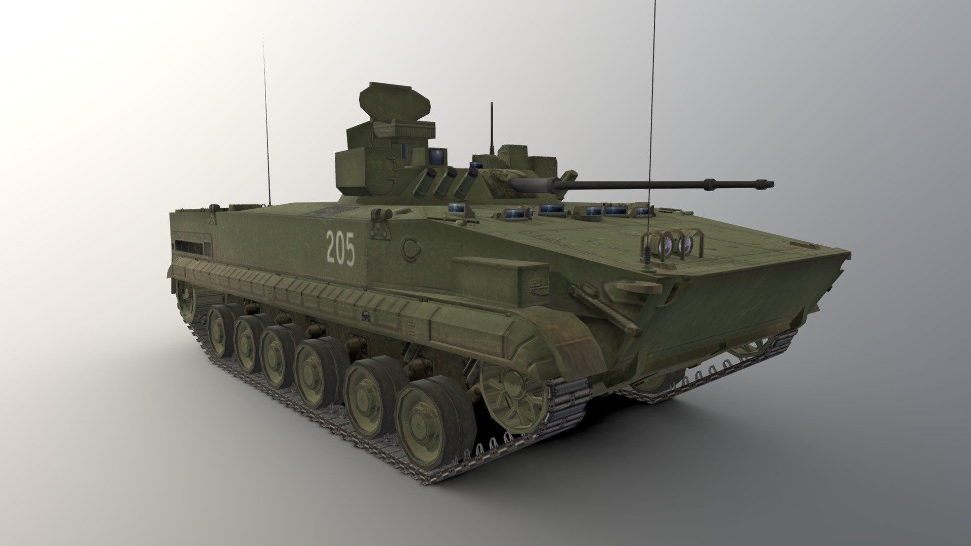BRM-3K Rys - Download Free 3D model by 42manako [d83c7cb] - Sketchfab