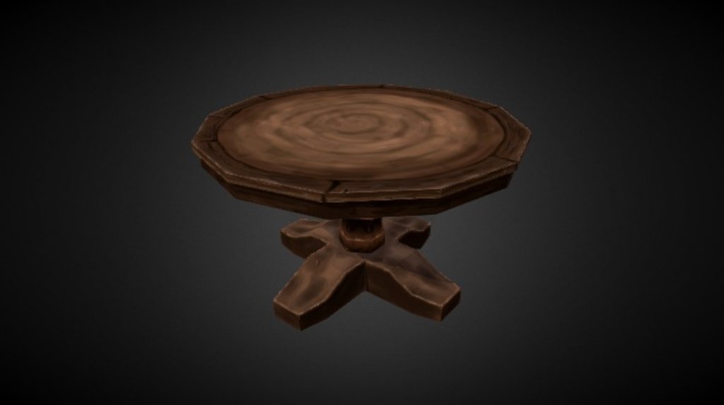 Medieval Fantasy Table - 3D model by Michal Marsalek (@michalmarsalek ...