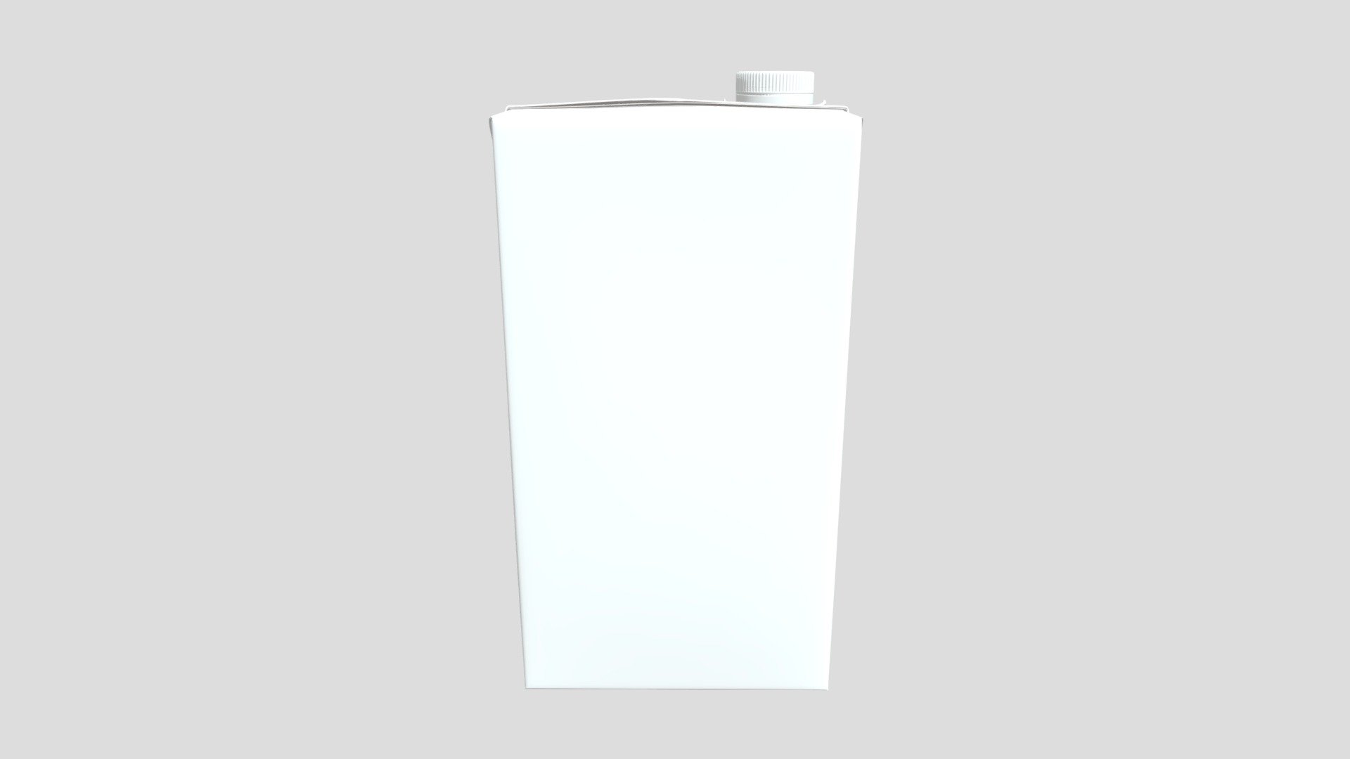 Milk Box cardboard with texture and UV map - 3D model by miroslav ...