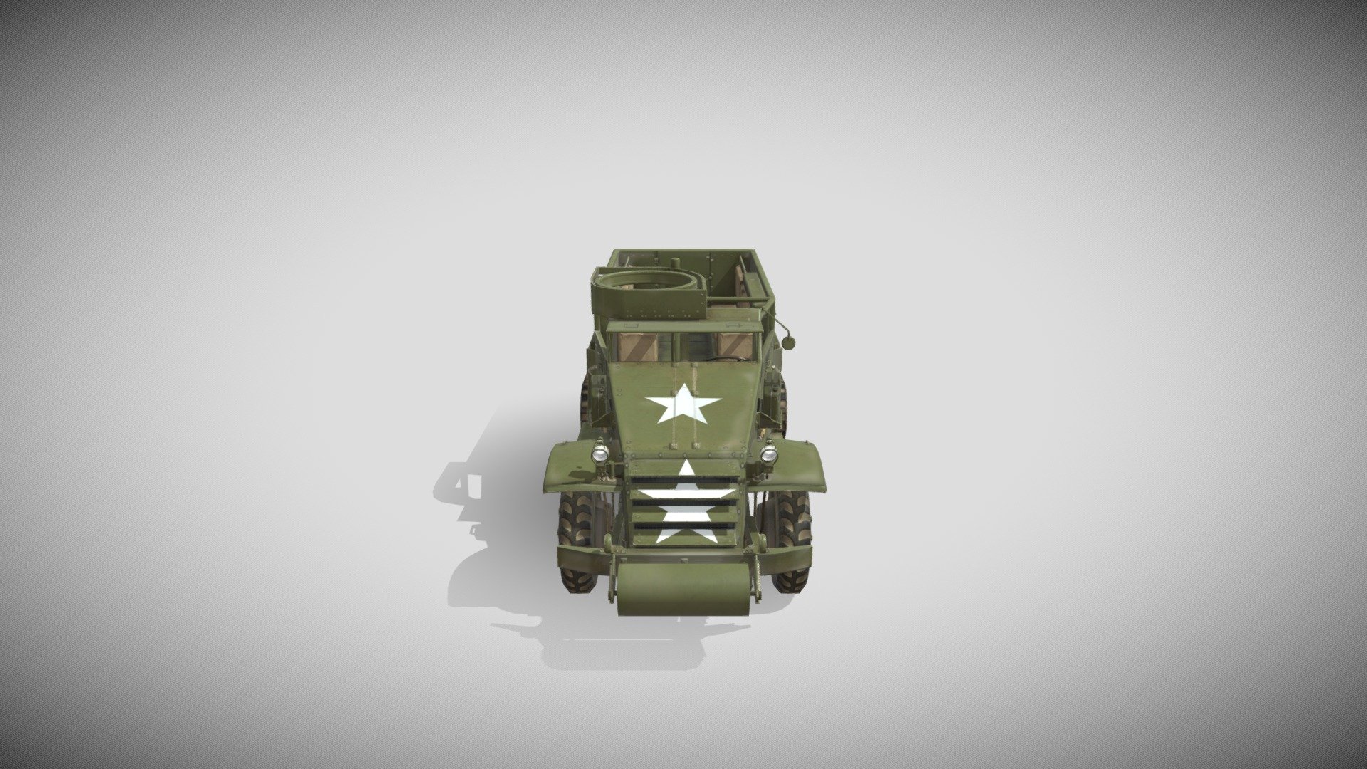 Half-Track 1942 Autocar M3A1 - Buy Royalty Free 3D model by Masha ...