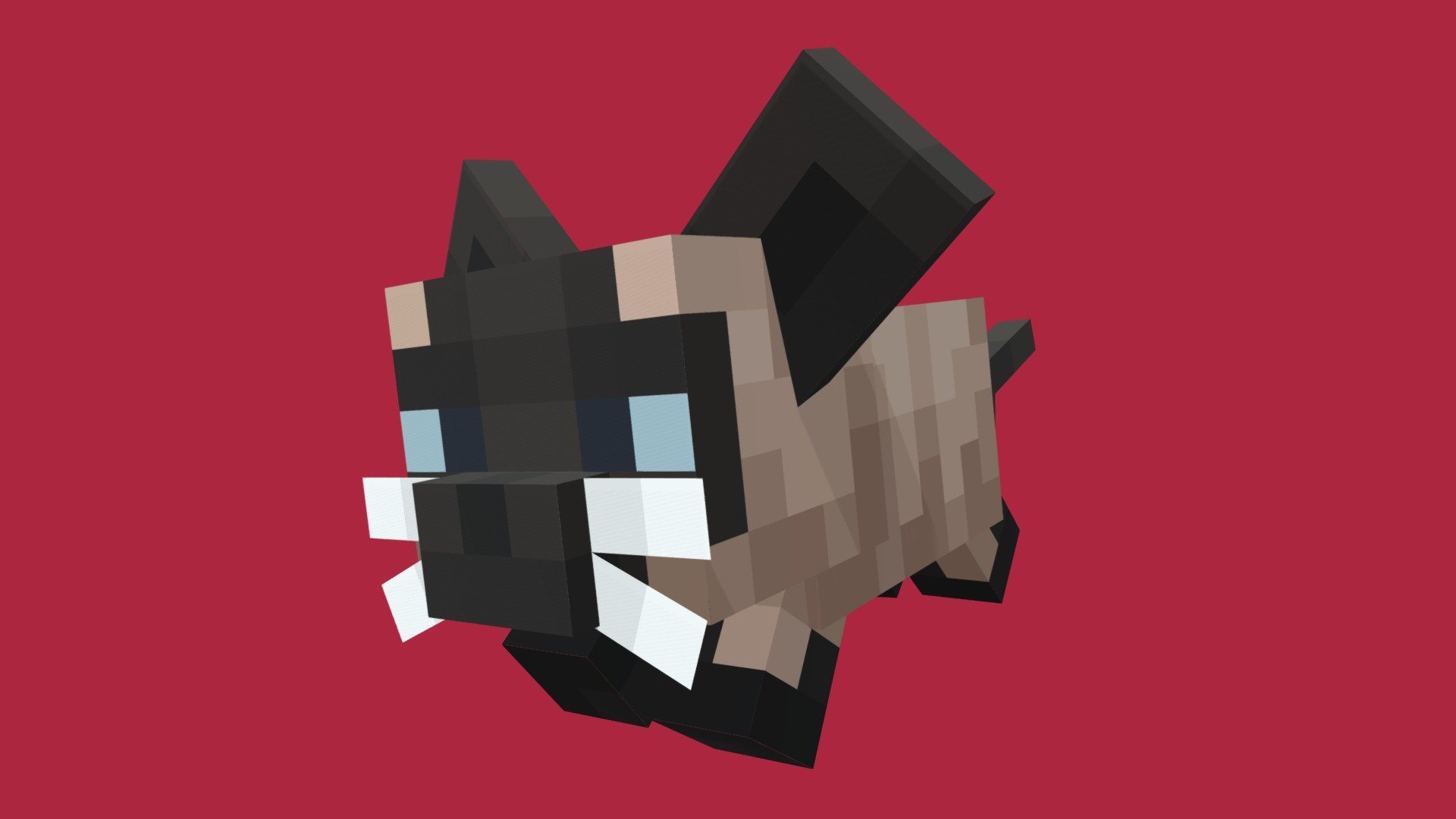 Low-Poly Siamese Cat - 3D model by Nog's Menagerie (@nogs-menagerie ...
