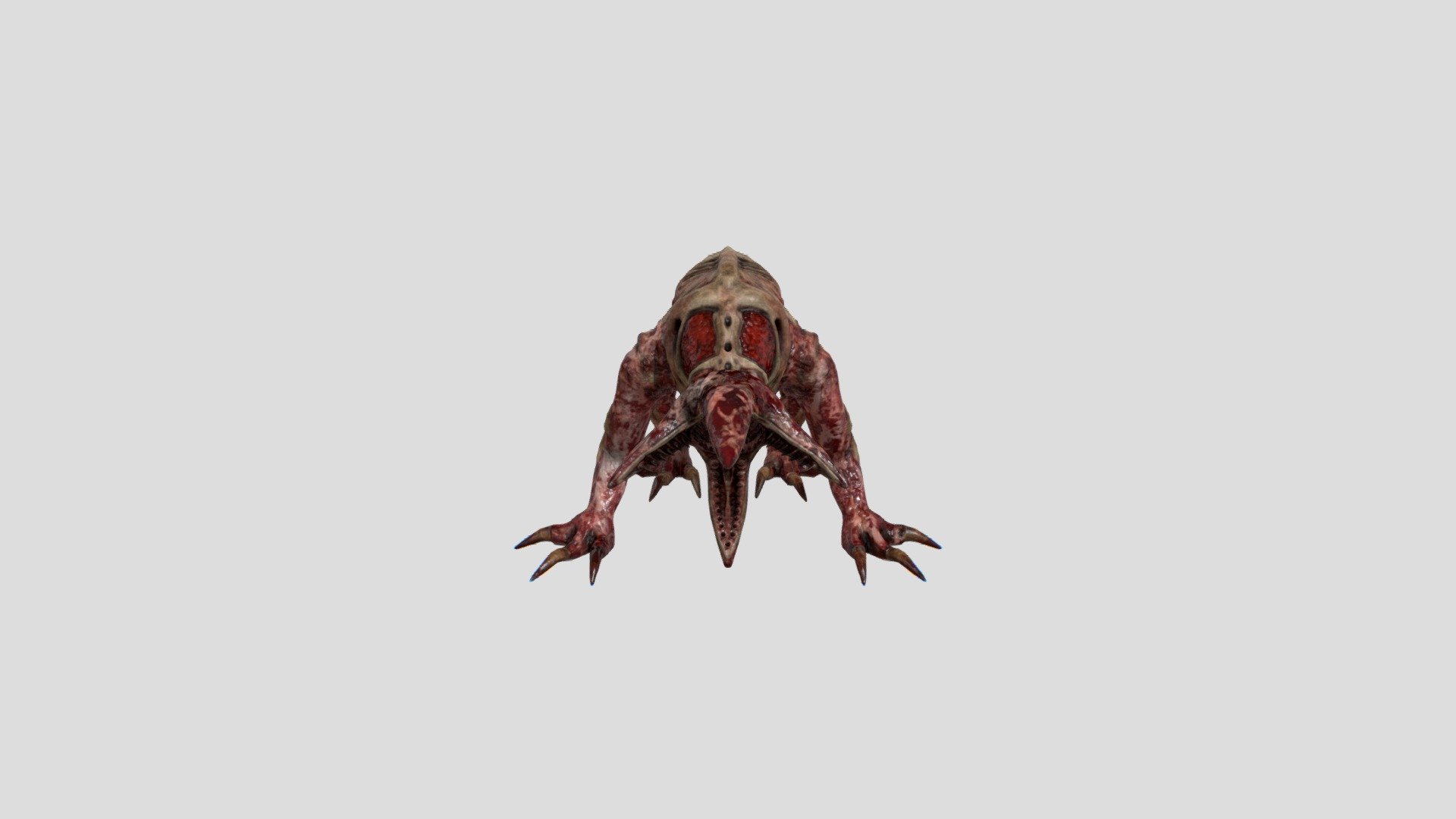 Horror Quadruped Creature - 3D model by ElimarL87 [d84689d] - Sketchfab