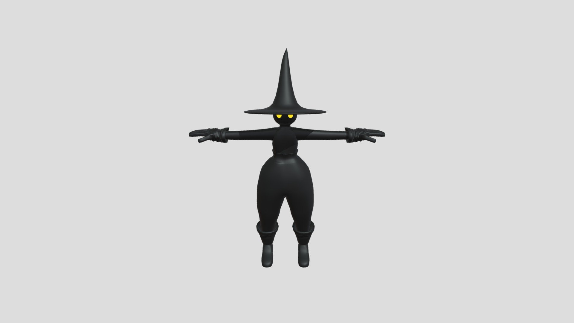 Black Black Mage - 3D model by oetzi [d848e41] - Sketchfab