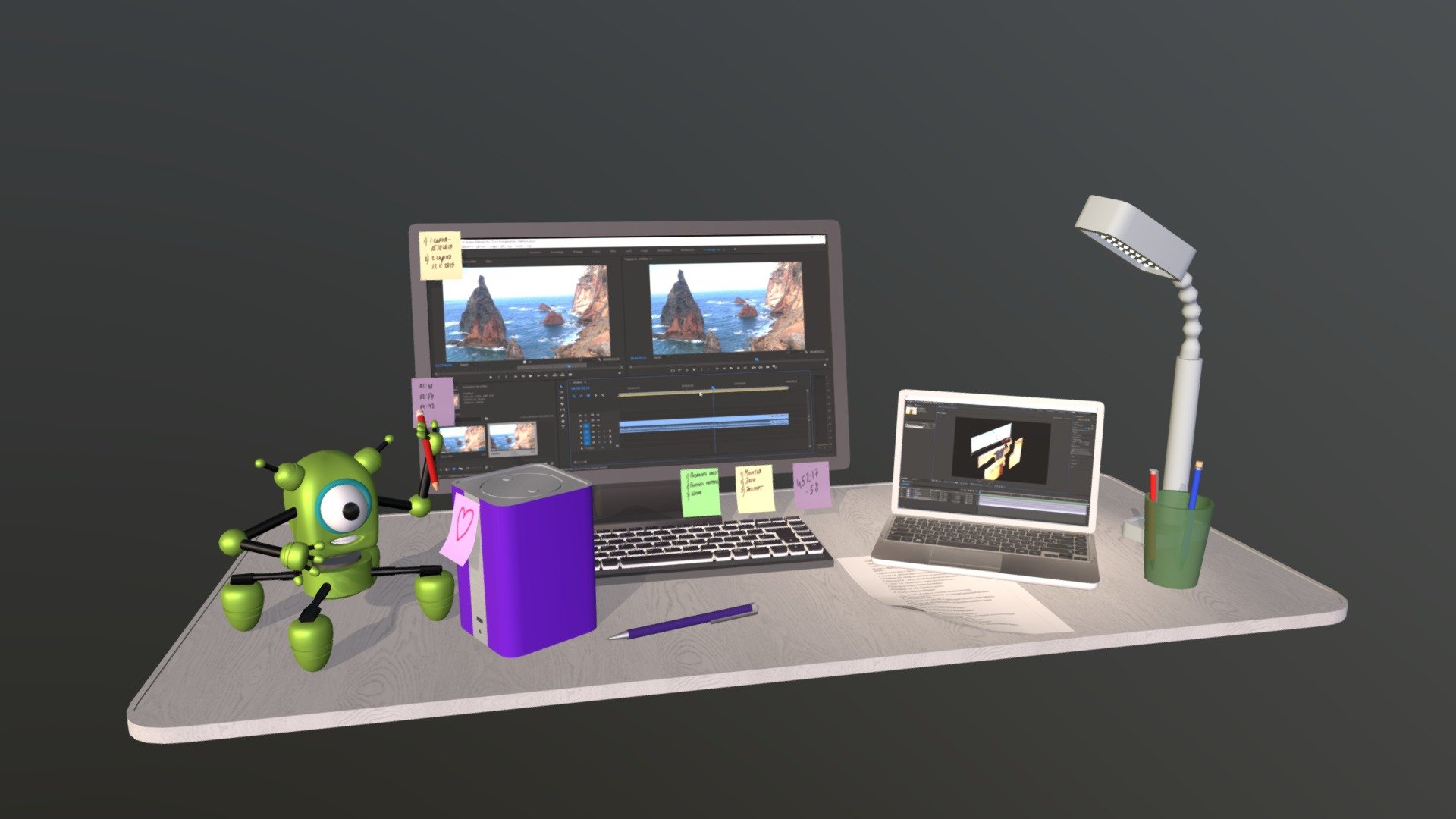 Diorama - 3D model by yla_gup [d8490ba] - Sketchfab