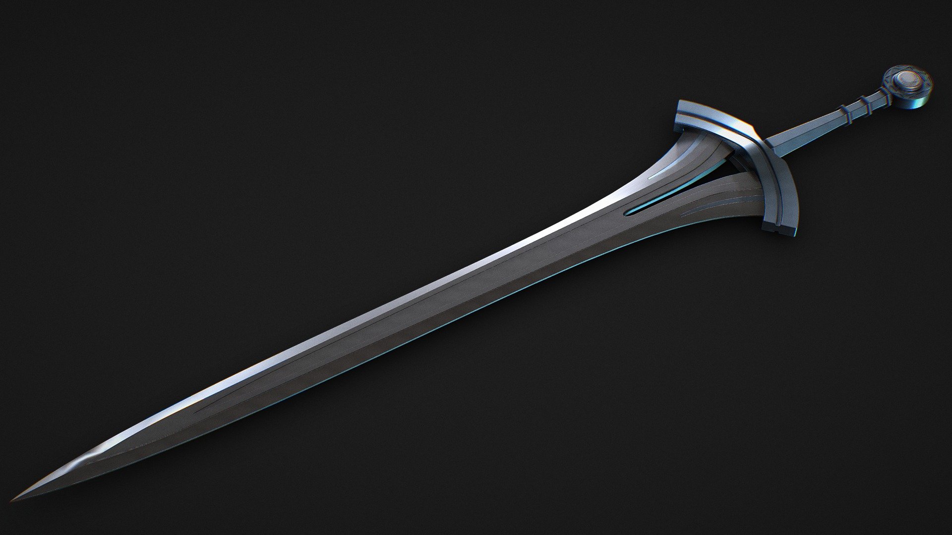 Moon Sword - Download Free 3D model by re1monsen [d84bd3a] - Sketchfab