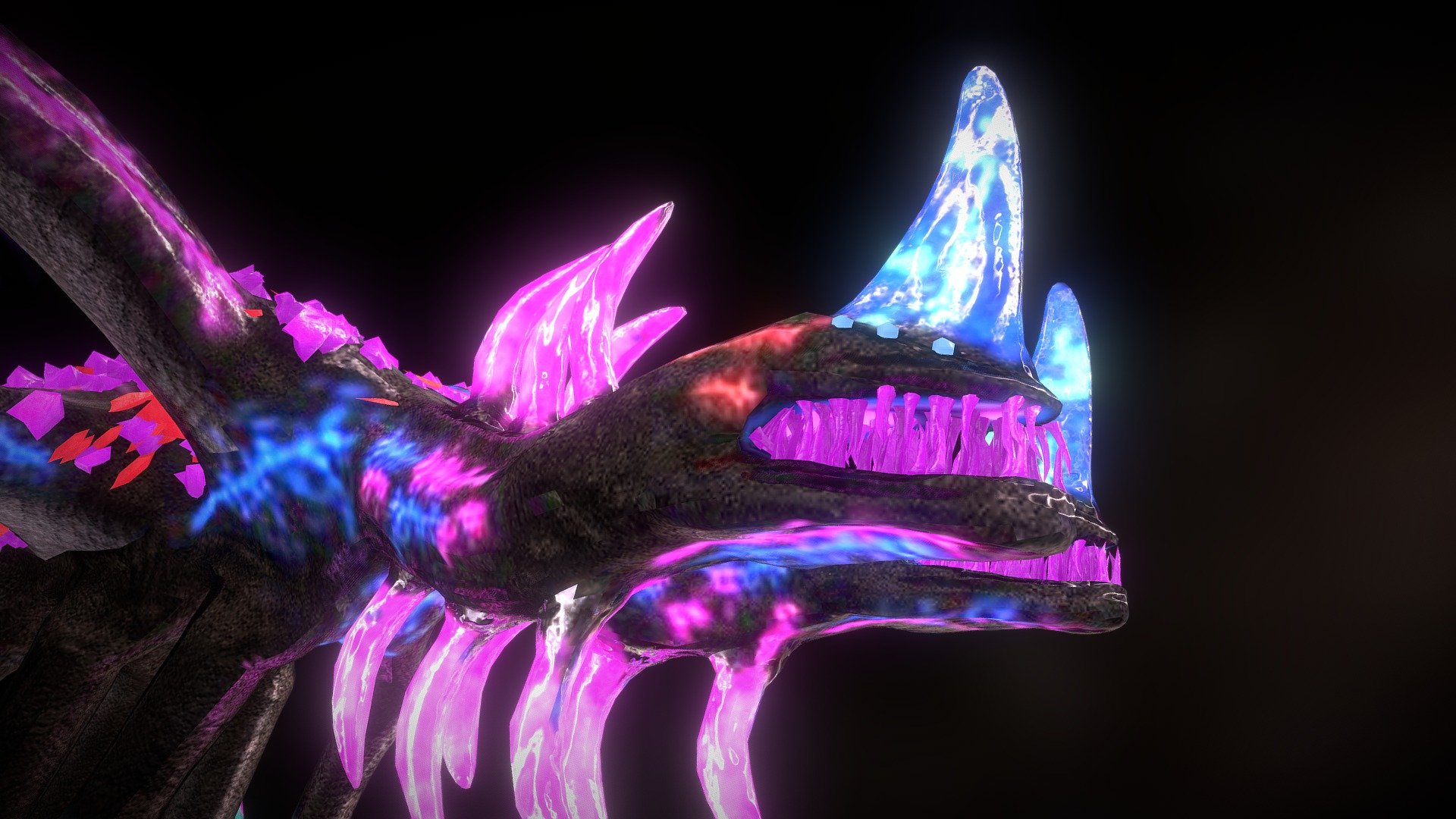 Alien Dragon - 3D model by oliverwstevens [d84cd8f] - Sketchfab