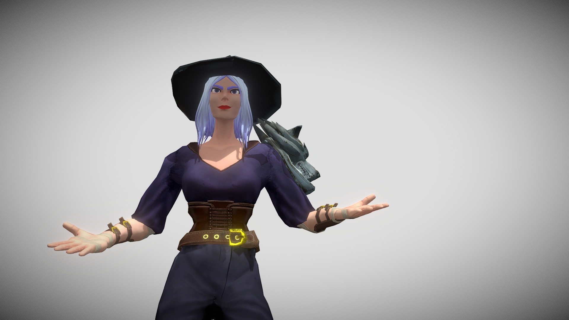 Witch - Download Free 3D model by alice.duarte13 (@liiceduarte ...