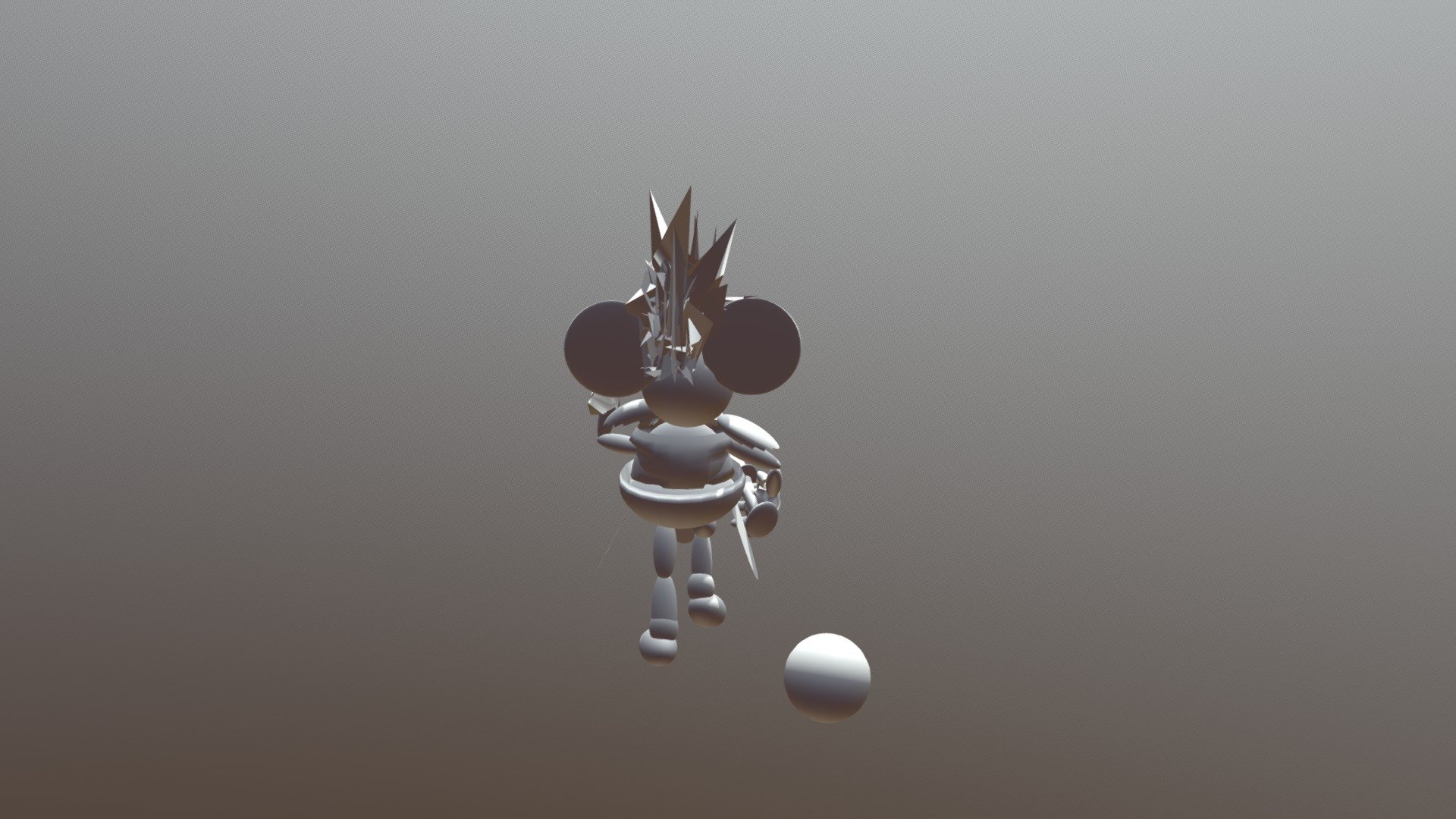Mickey V2 - 3D model by Fedda (@customanime) [d84df96] - Sketchfab