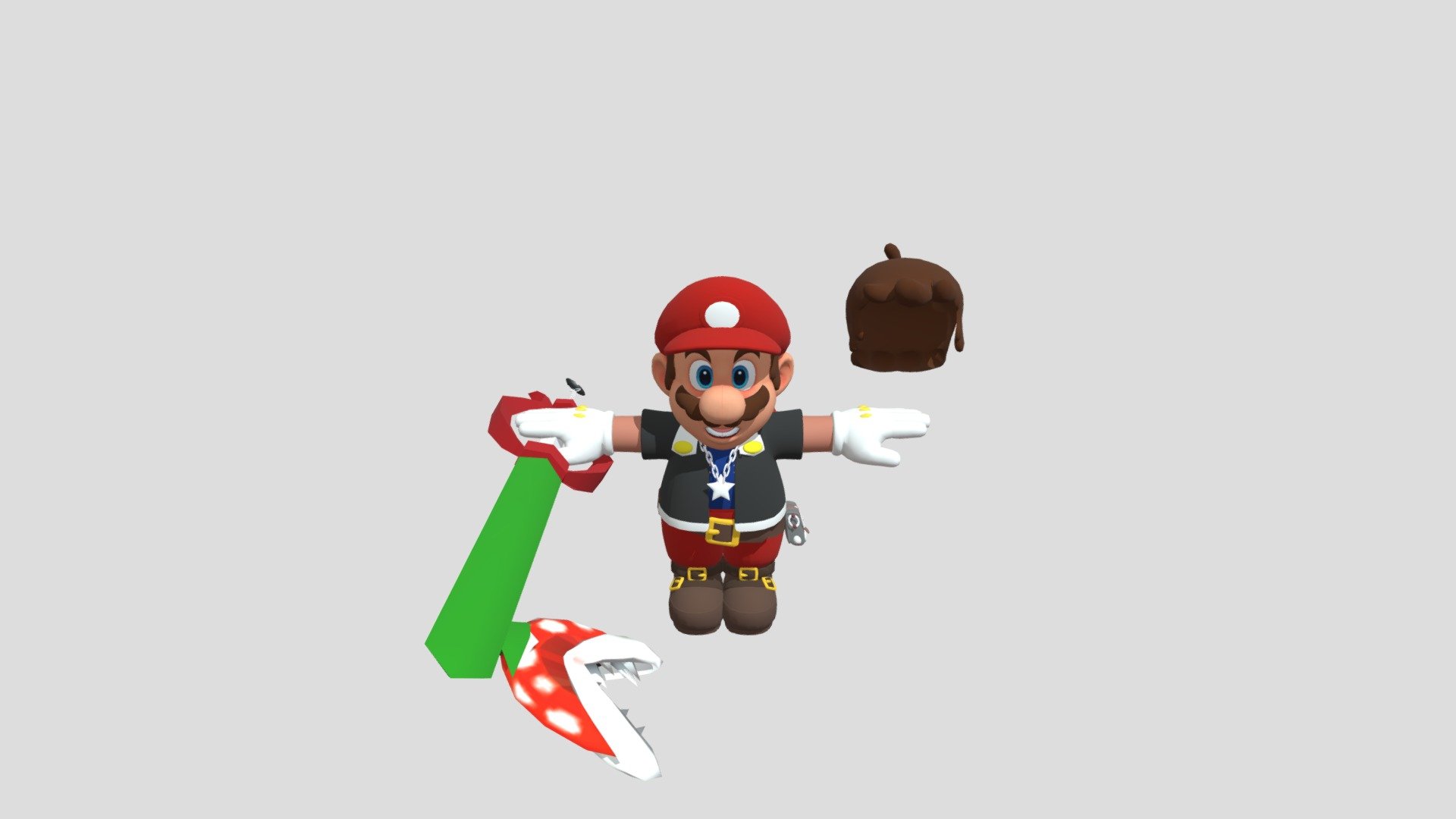 Kingdom heart X Mario - Download Free 3D model by dj256 [d84ff08 ...