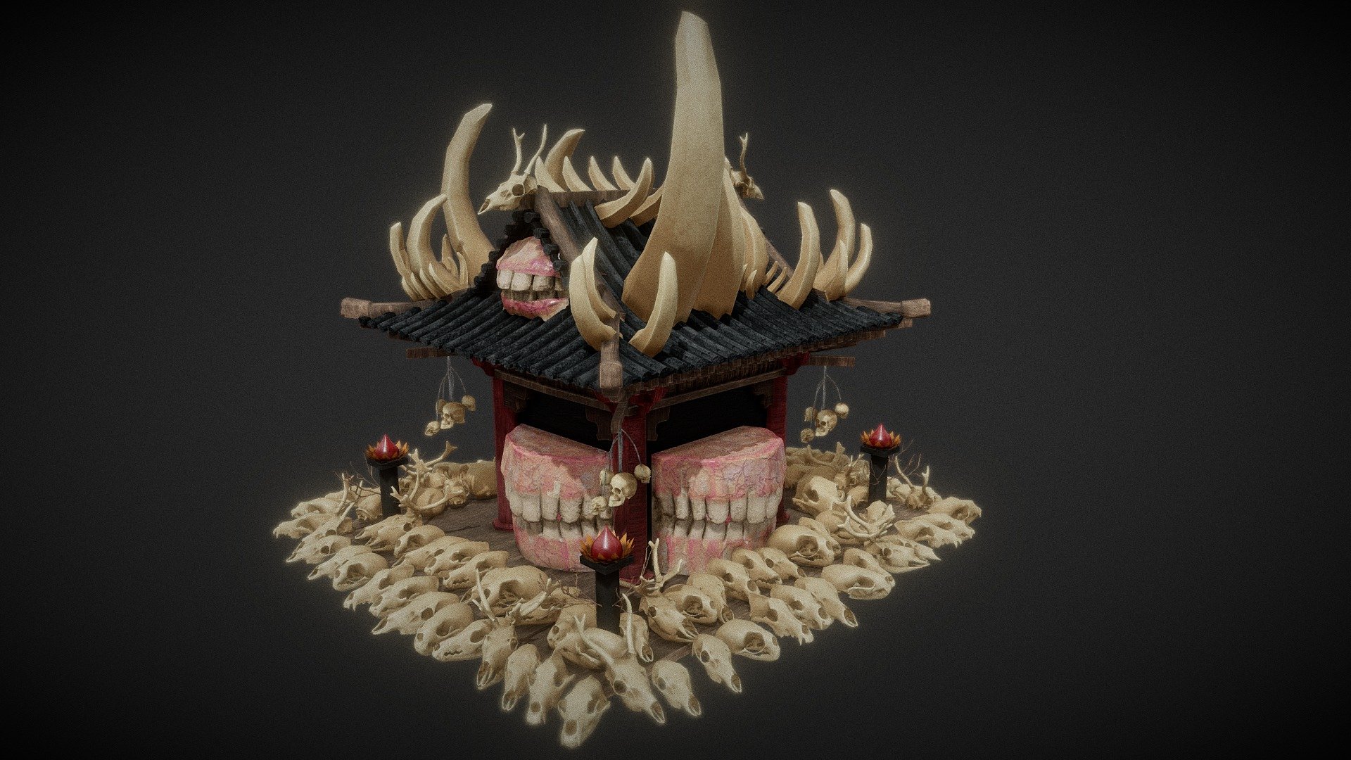 Malevolent Shrine - 3D model by Nevinger (@nevinger3d) [d85811c ...