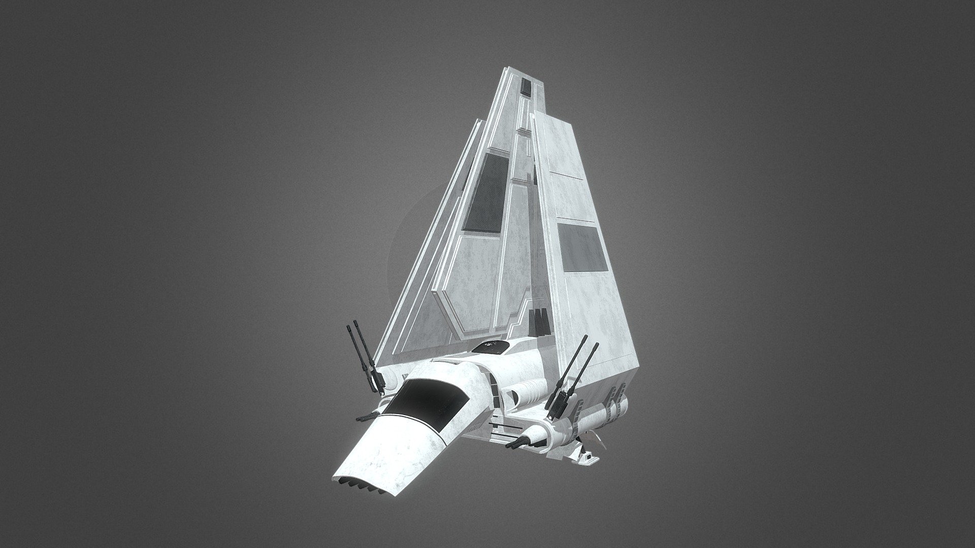 Tydirium shuttle (star wars) - 3D model by SanglierCorse [d858937 ...