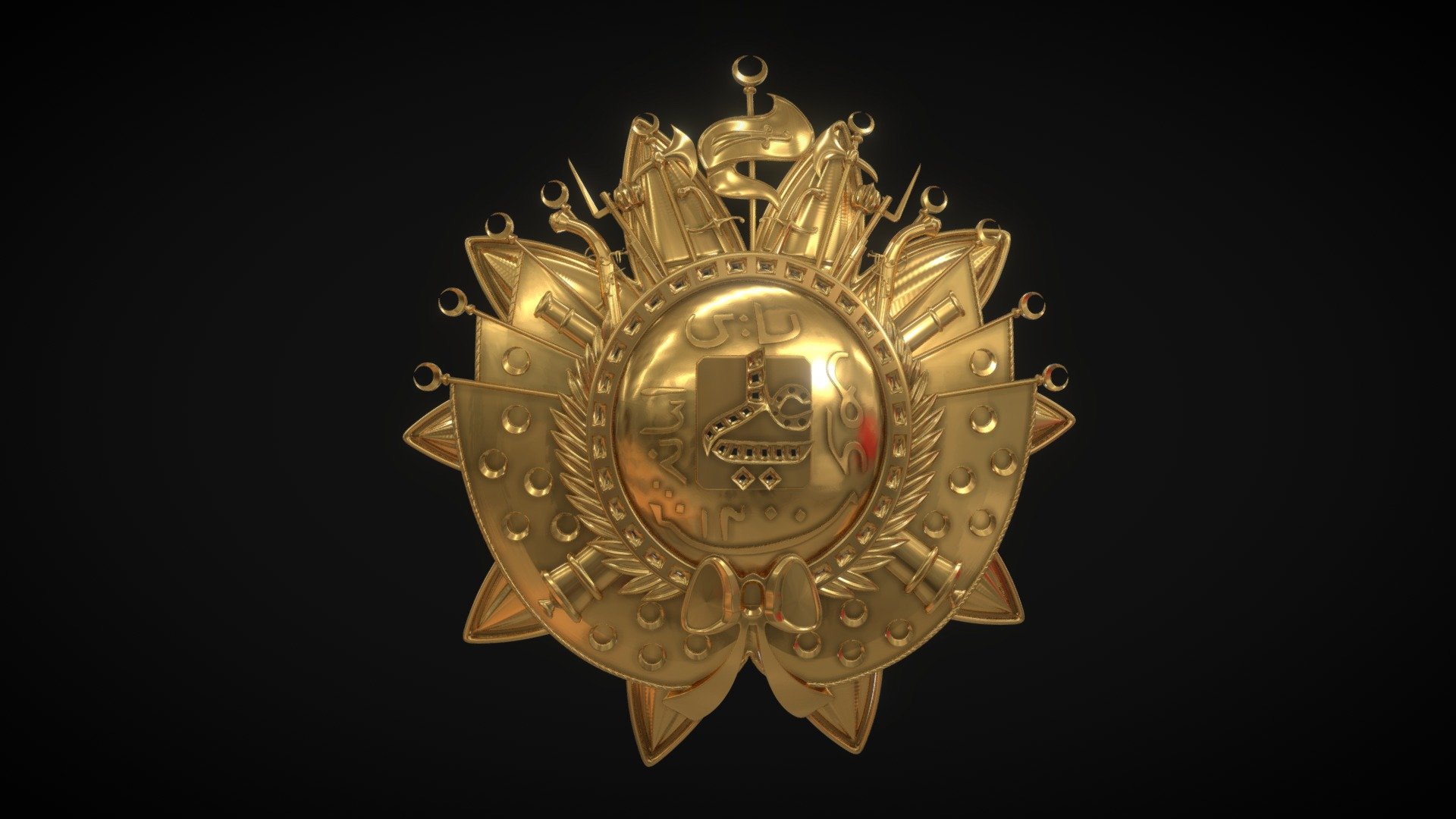 Broche Des Bey de Tunis - 3D model by NETINFO [d8590ec] - Sketchfab