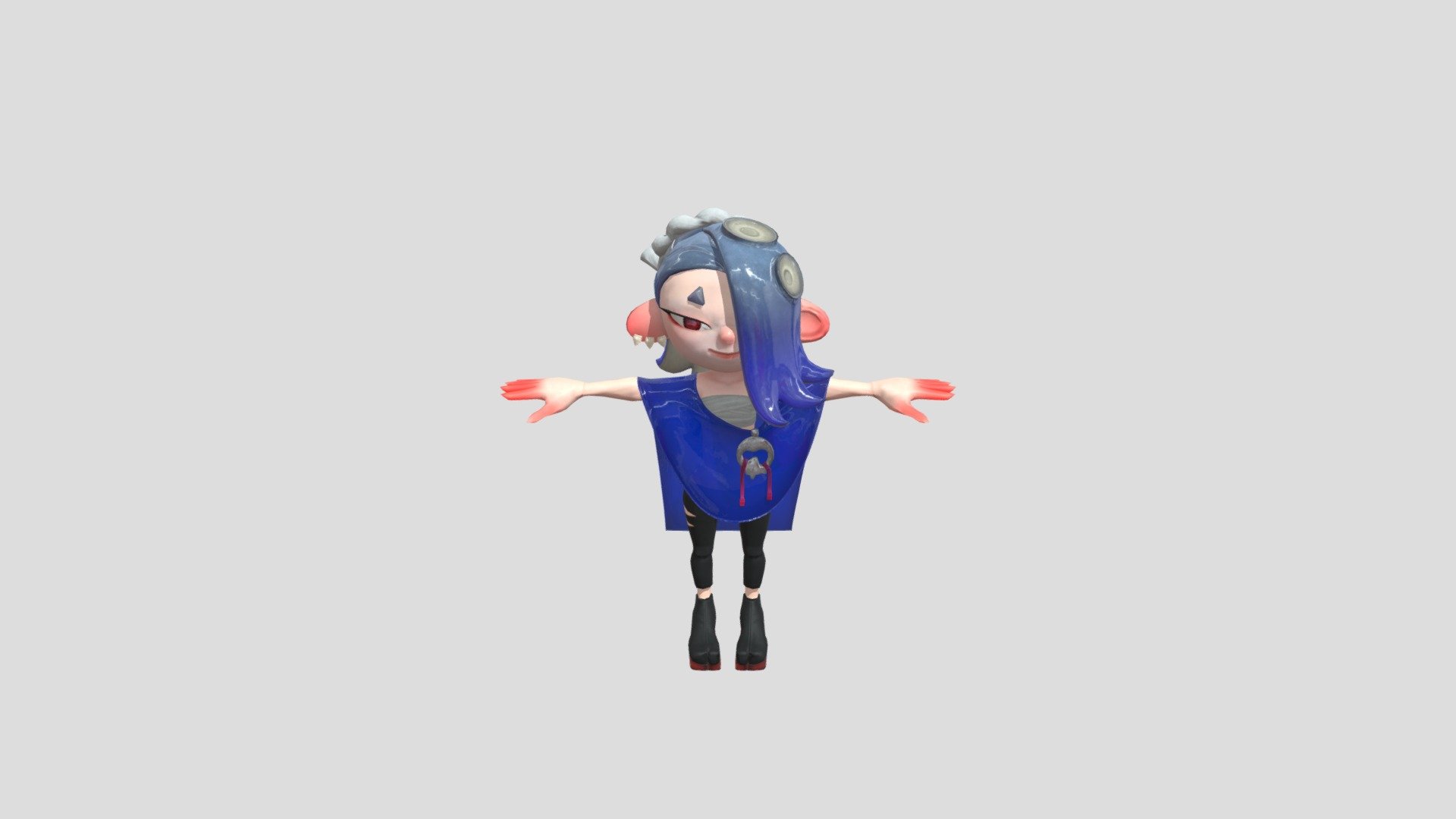 Nintendo switch - Splatoon 3 - Shiver - Download Free 3D model by ...