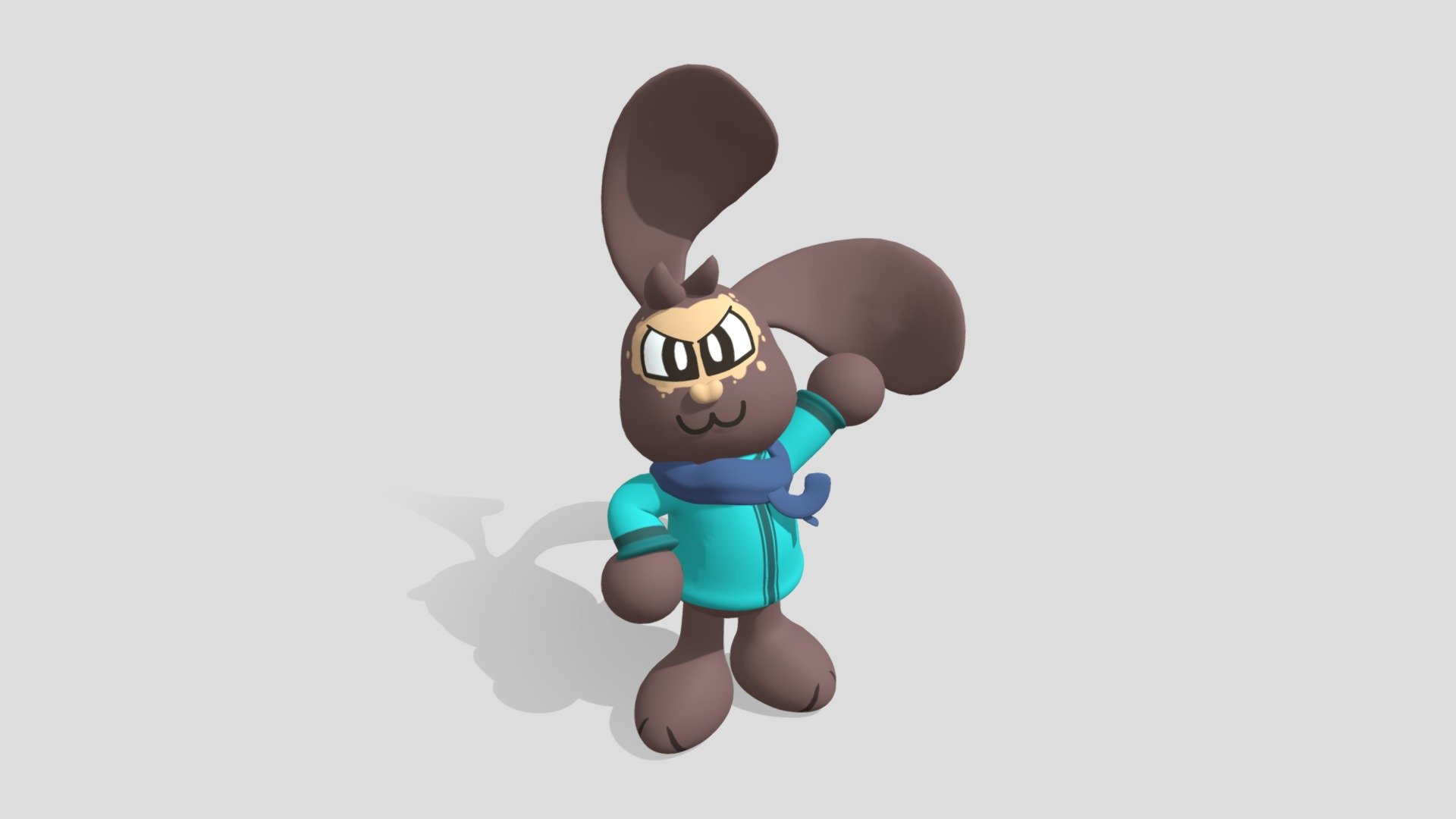 Twix, the Rabbit - 3D model by Andrew Coleman (@andrewcoleman) [d85a889 ...