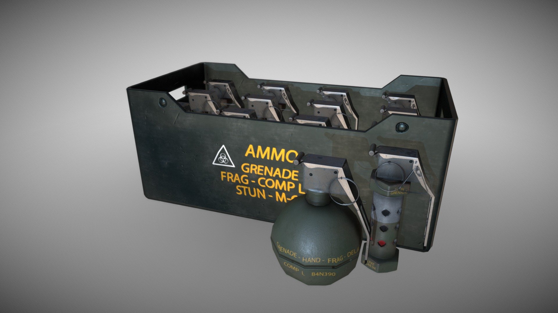 Grenades Box - Buy Royalty Free 3D model by saiharshavardhan09 [d85cc05 ...