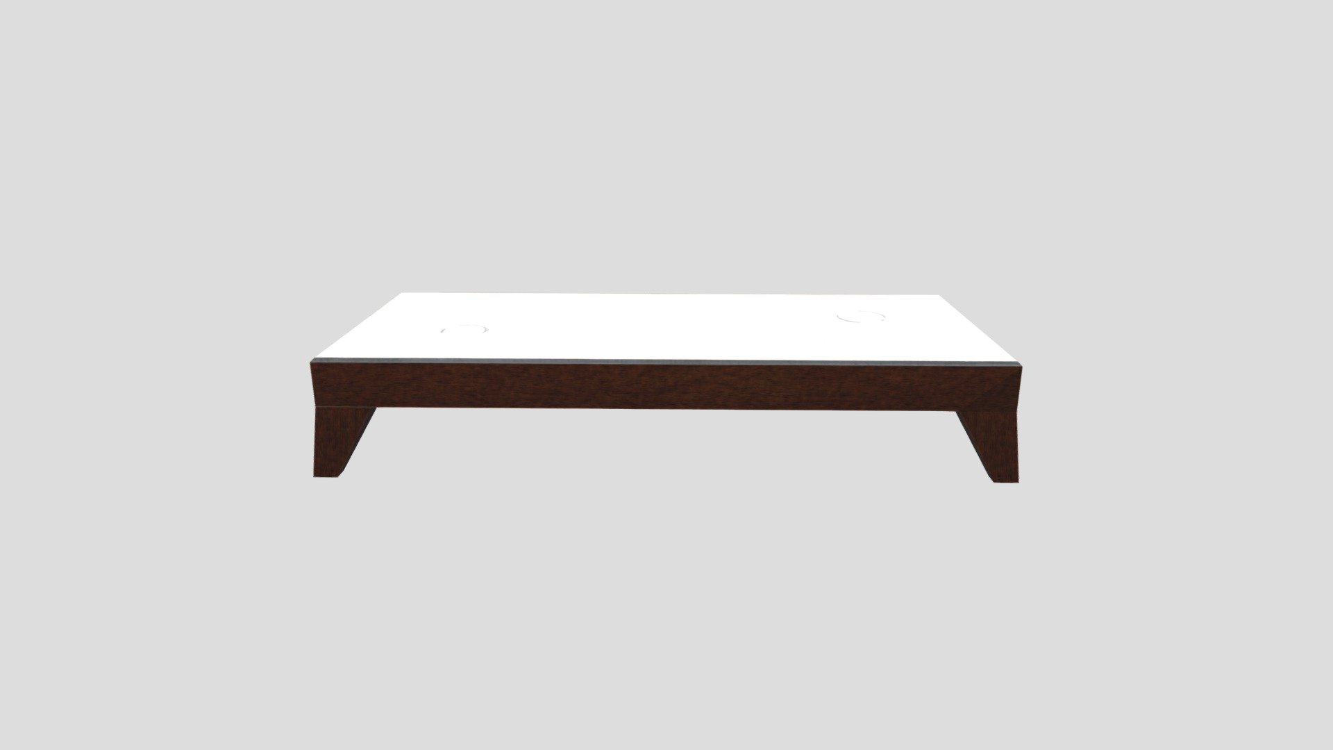 Low Poly - Coffee Table - 60's/70's Scandinavian - 3D model by ...