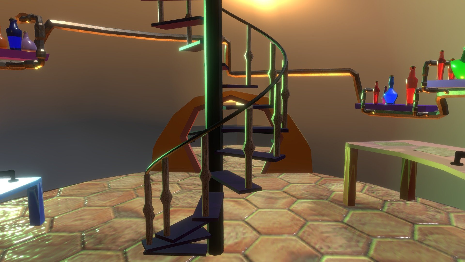 Steampunk Observatory/Mad Scientist's Laboratory - 3D model by Deandra ...