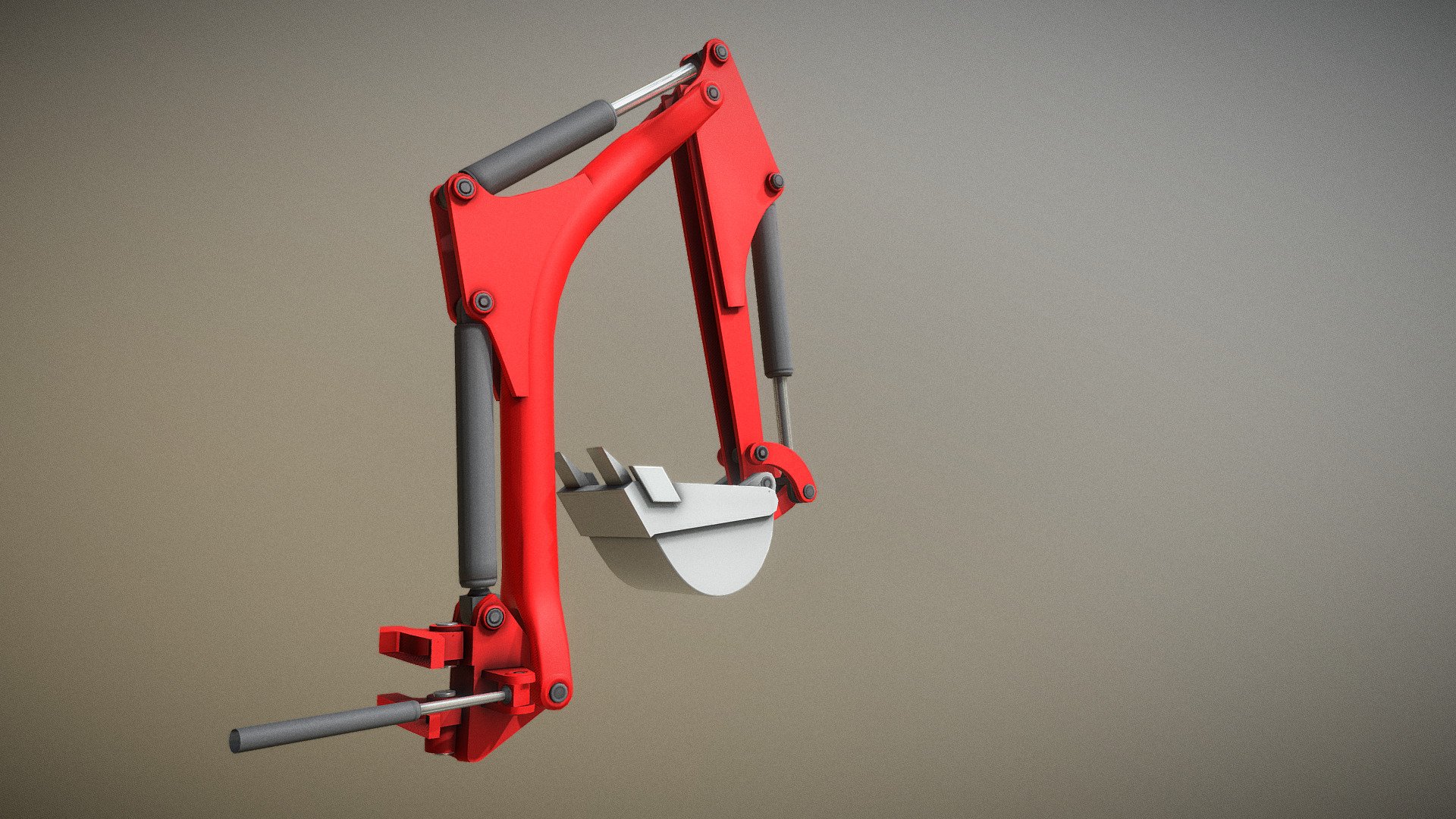 Rigged Excavator Shovel Arm -1- (Low-Poly) - Buy Royalty Free 3D model ...