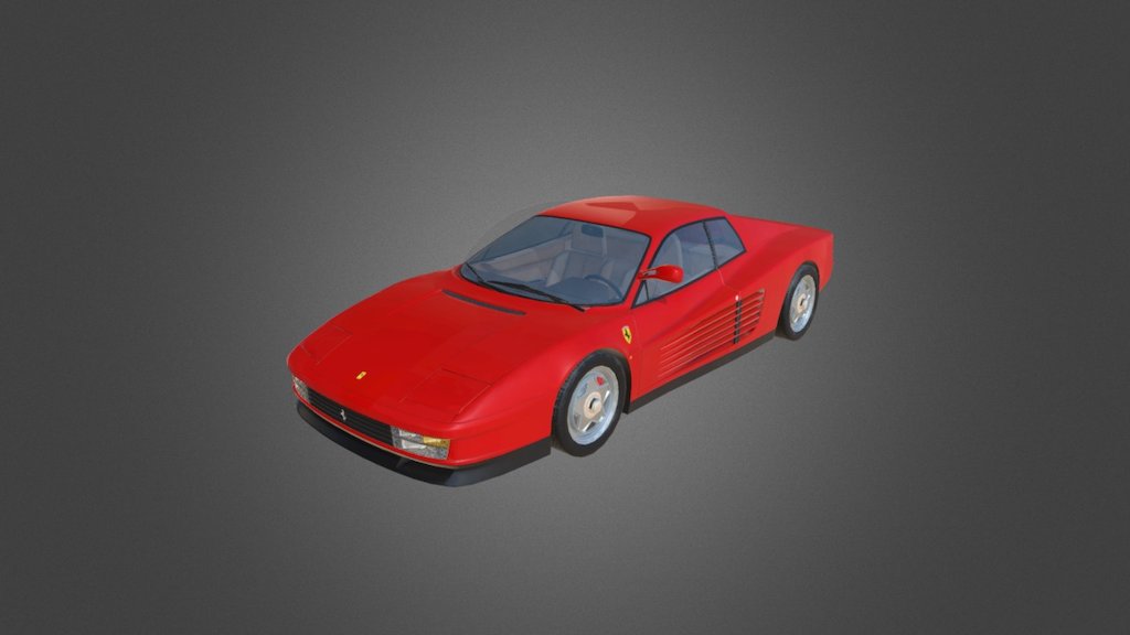 Ferrari Testarossa - 3D model by Tokugawa1983 (@Resvald) [d865c5f ...