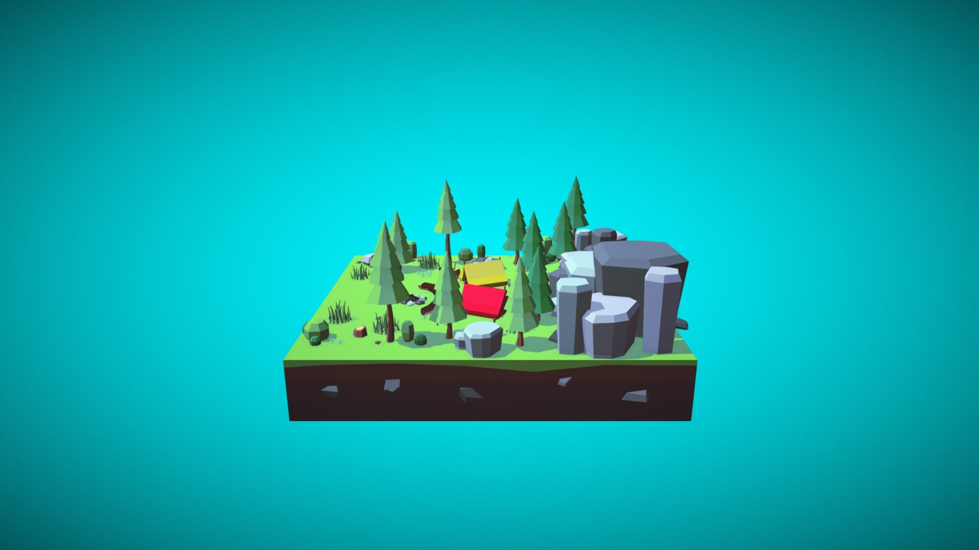 Campfire Model - 3D model by DuckWaddle [d8661a9] - Sketchfab