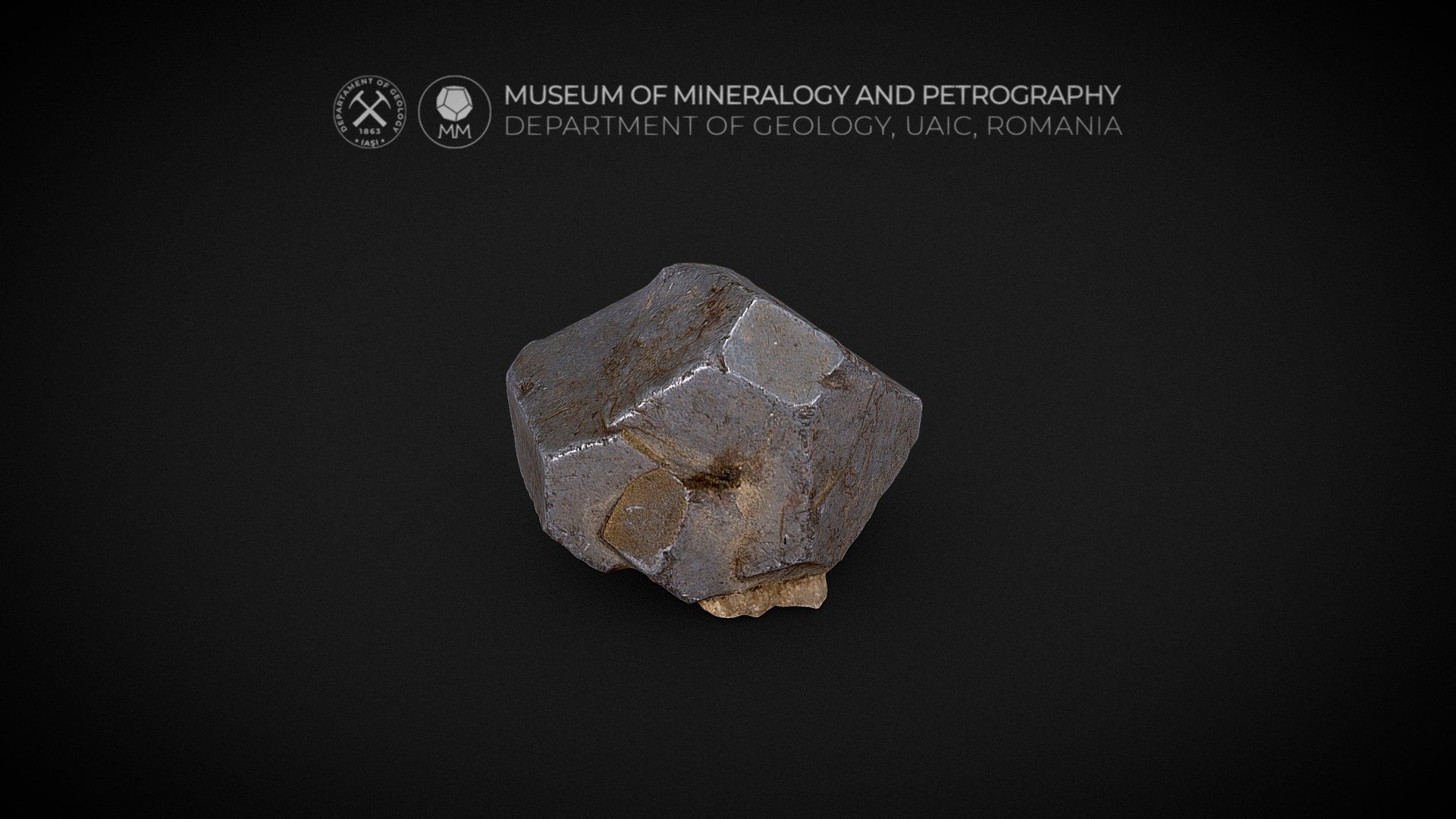 Shiny-metallic Galena (macro-photogrammetry) - 3D model by Museum of ...