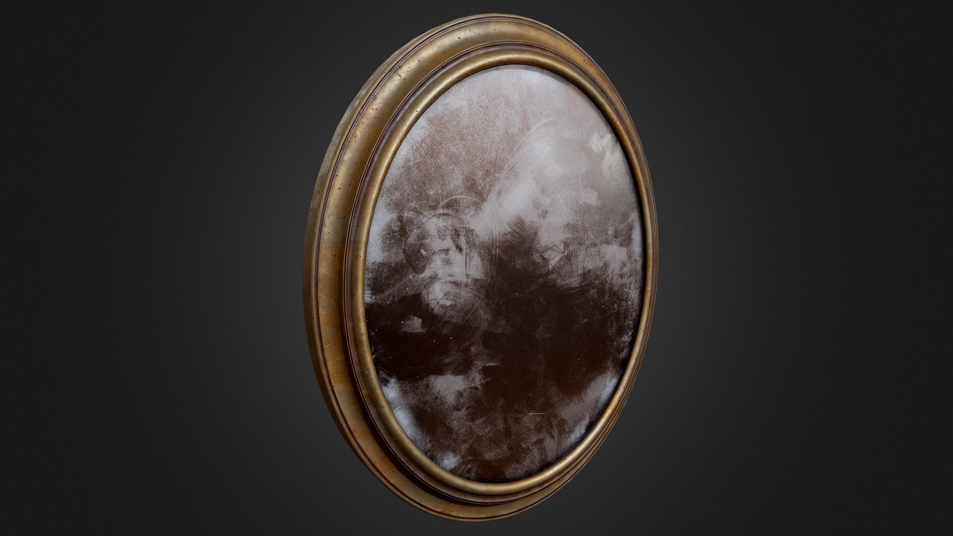Old Oval Mirror - (Horror Bedroom) - Buy Royalty Free 3D model by Tim H ...