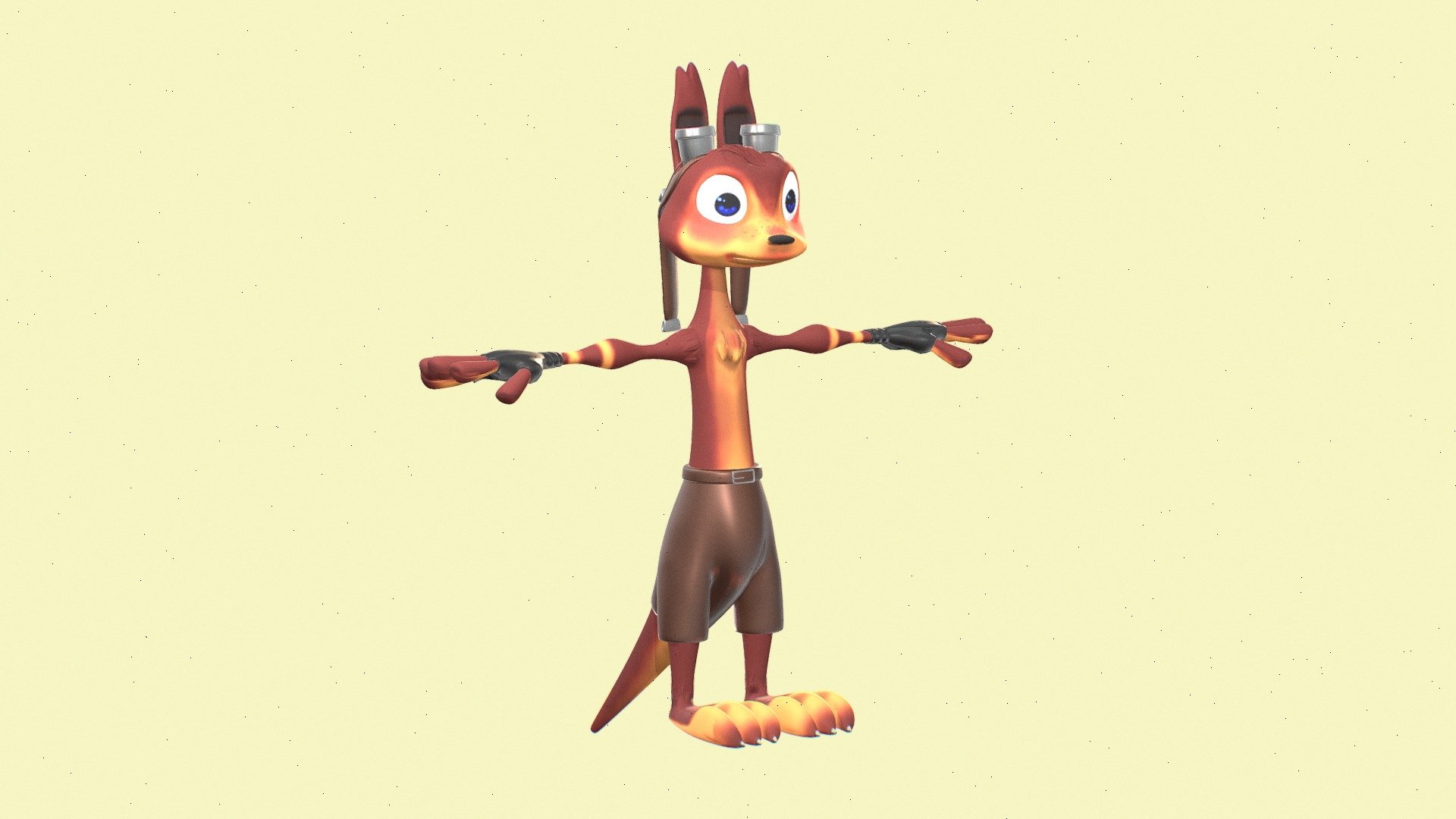 DAXTER (painted) - Download Free 3D model by XRKYOKO (@nyx.3D) [d86854a ...