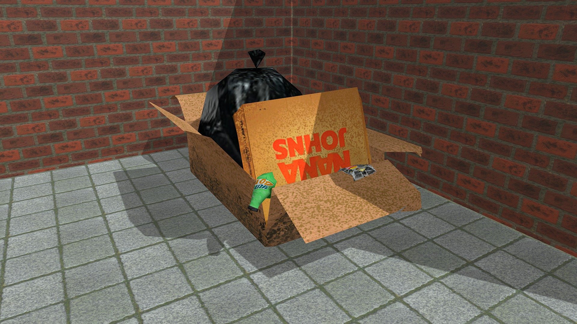 Trash Box - 3D model by Kai Kempster (@kem22000151) [d868ea6] - Sketchfab