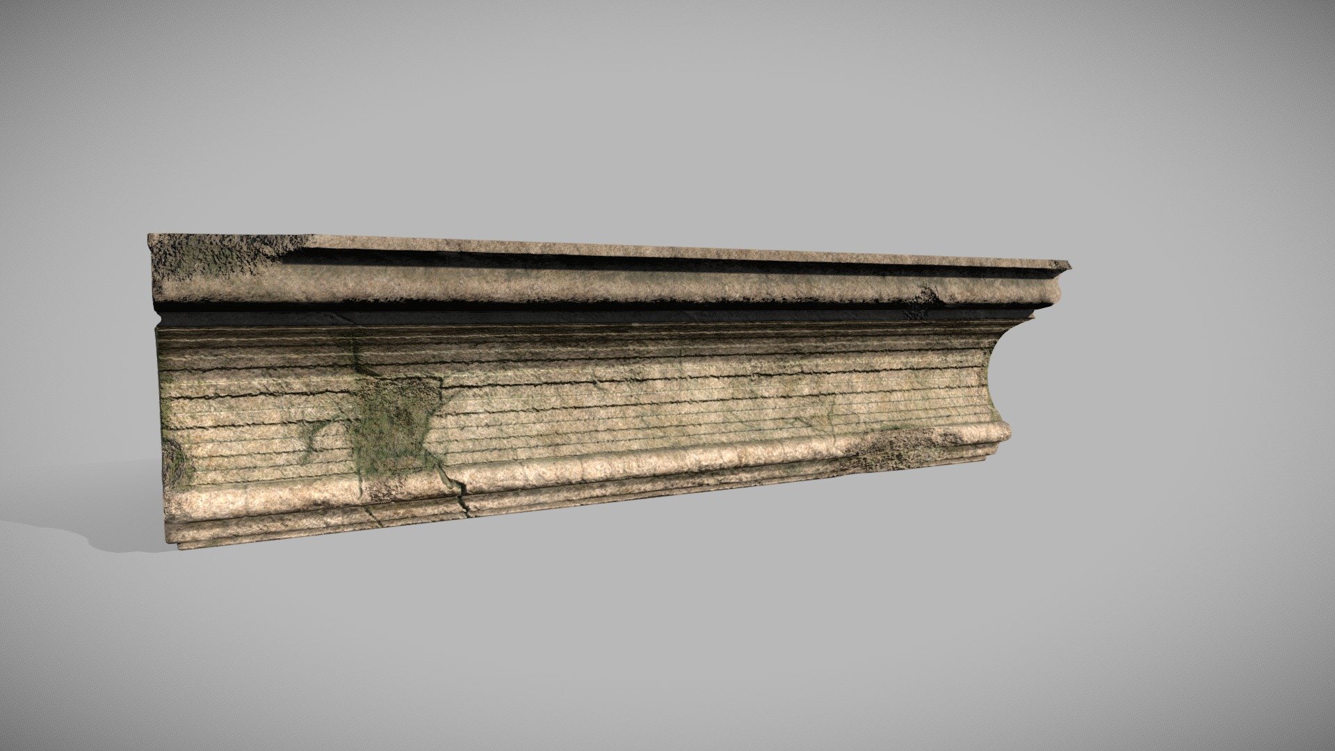Ancient greek cornice 2 - Download Free 3D model by assetfactory [d86bd4d] - Sketchfab