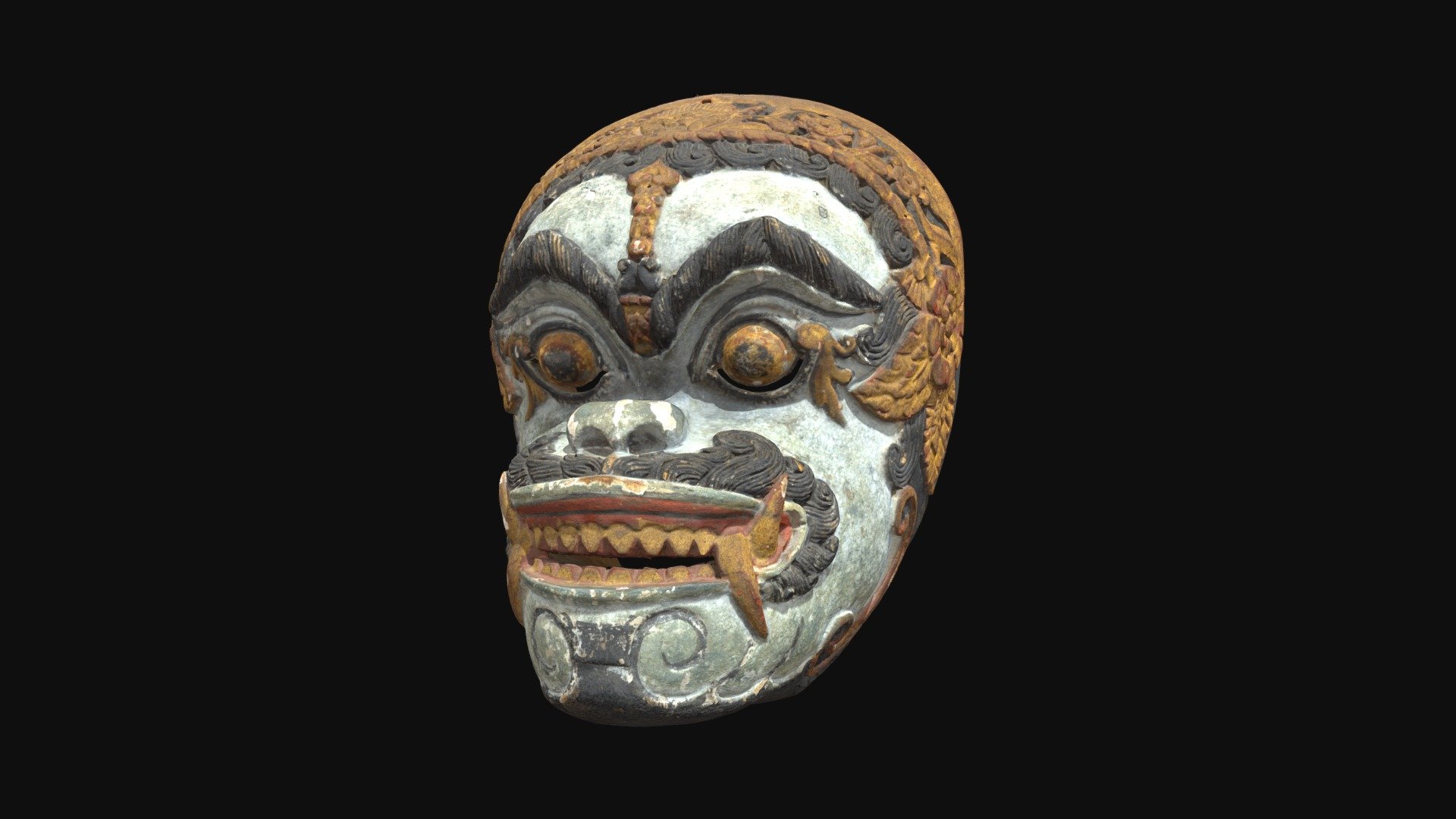Mask (wajang topeng - Java) - 3D model by FloatScans (@mroest) [d86c346 ...